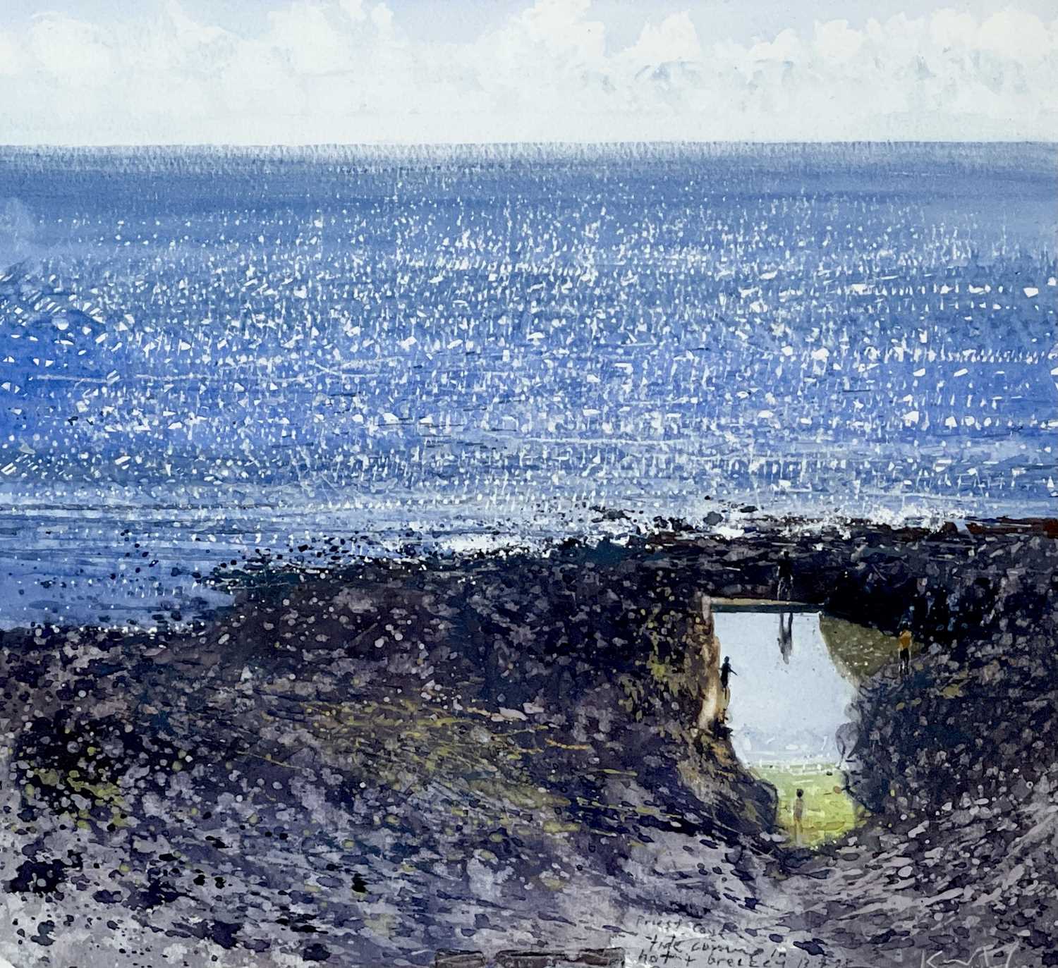 Lot 332 - Kurt JACKSON (1961) Tide is coming in, hot