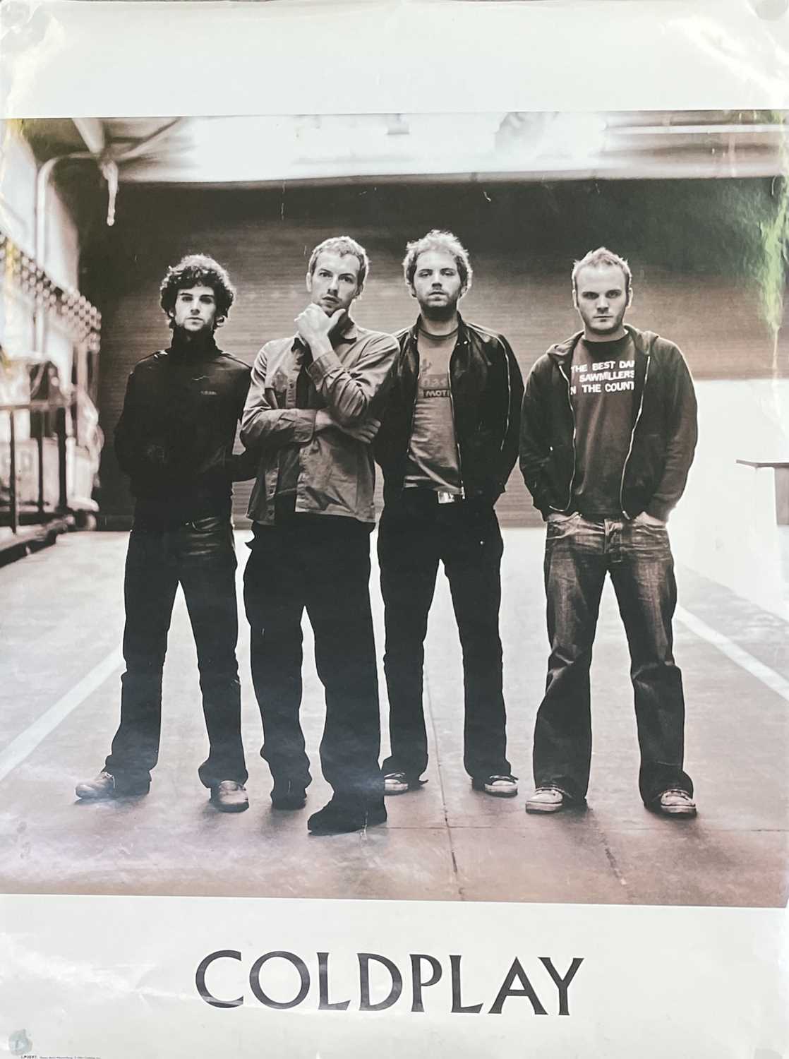 Lot 942 - Coldplay Autograph. An advertising display