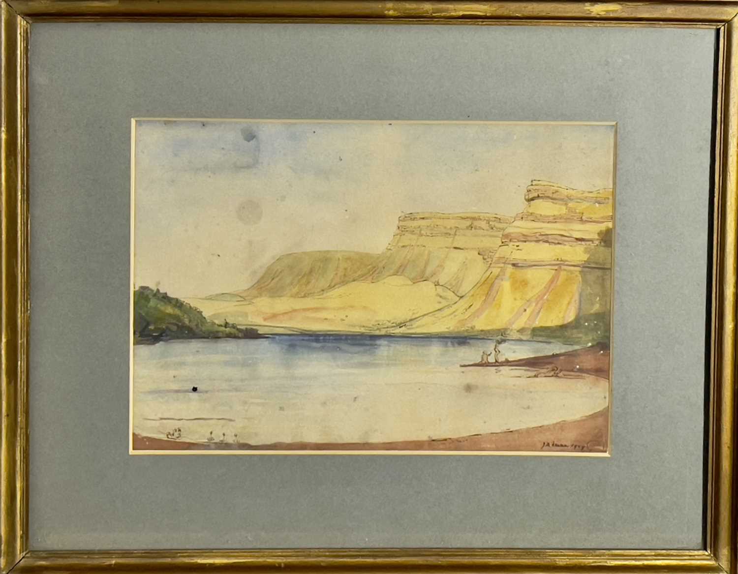 Lot 651 - James Dickson INNES (1887-1914) Lakeside