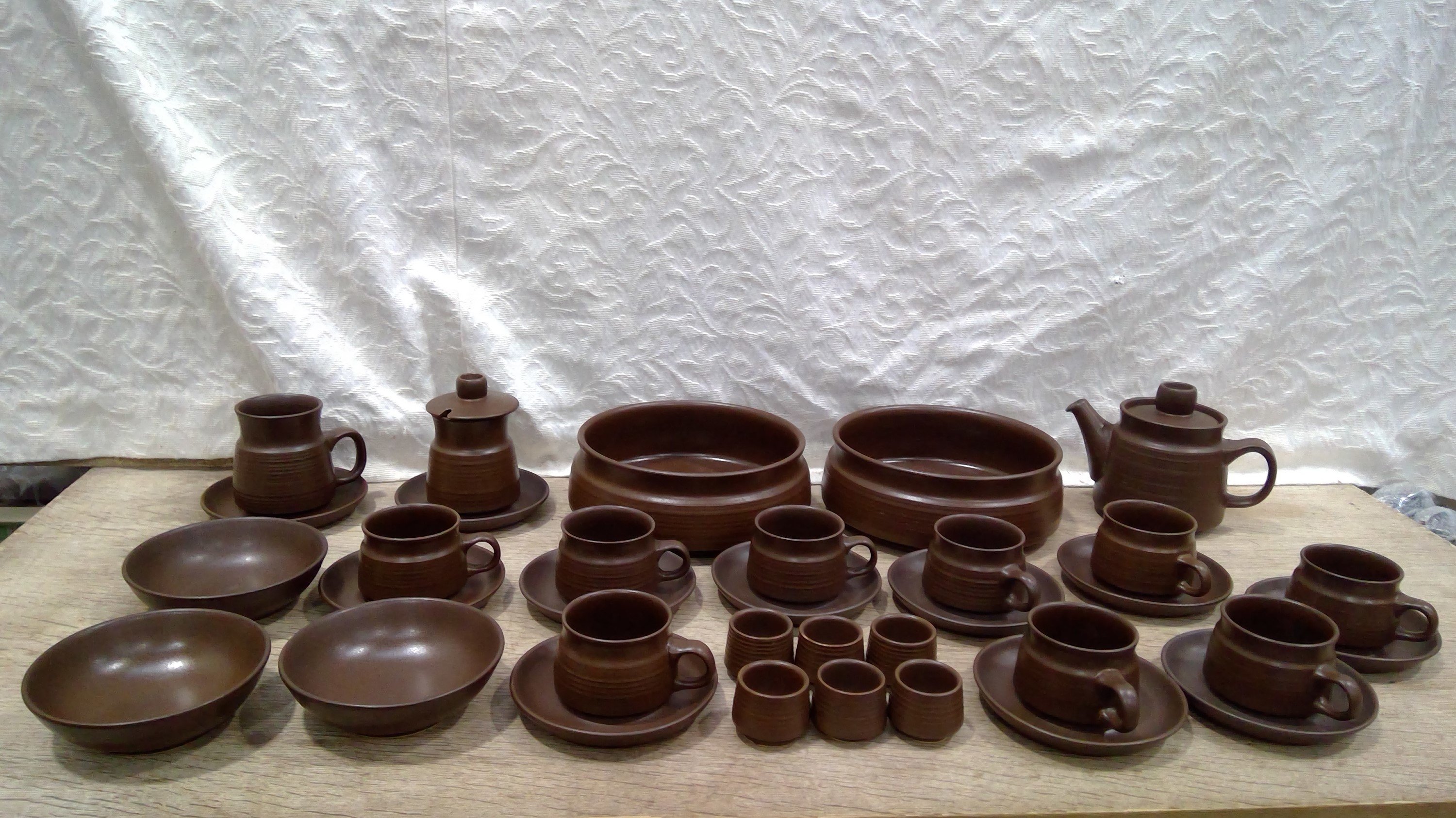 Lot 87 - Denby Pottery - Collection of Brown Ceramics.