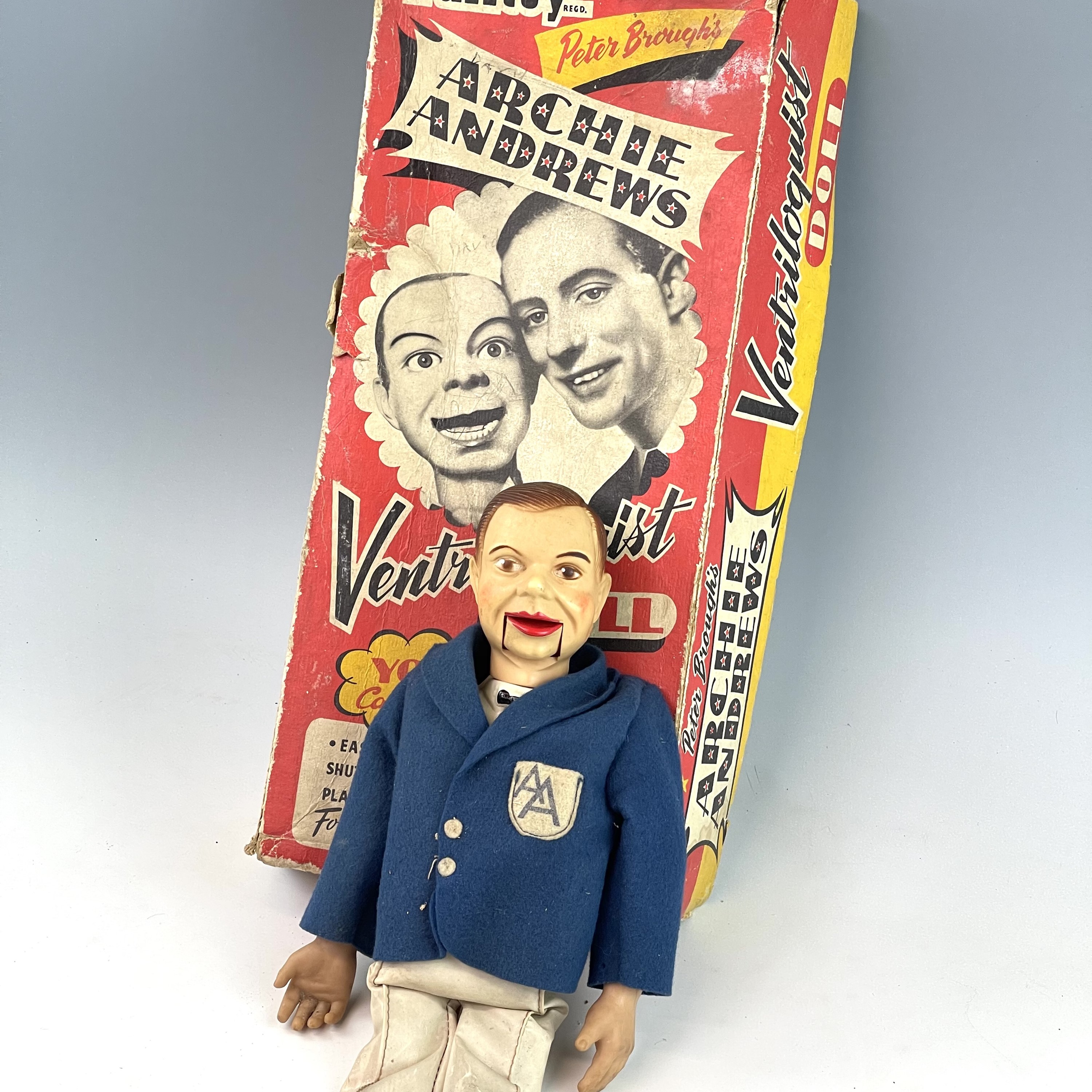Lot 764 - Palitoy Archie Andrews Ventriloquist Doll.