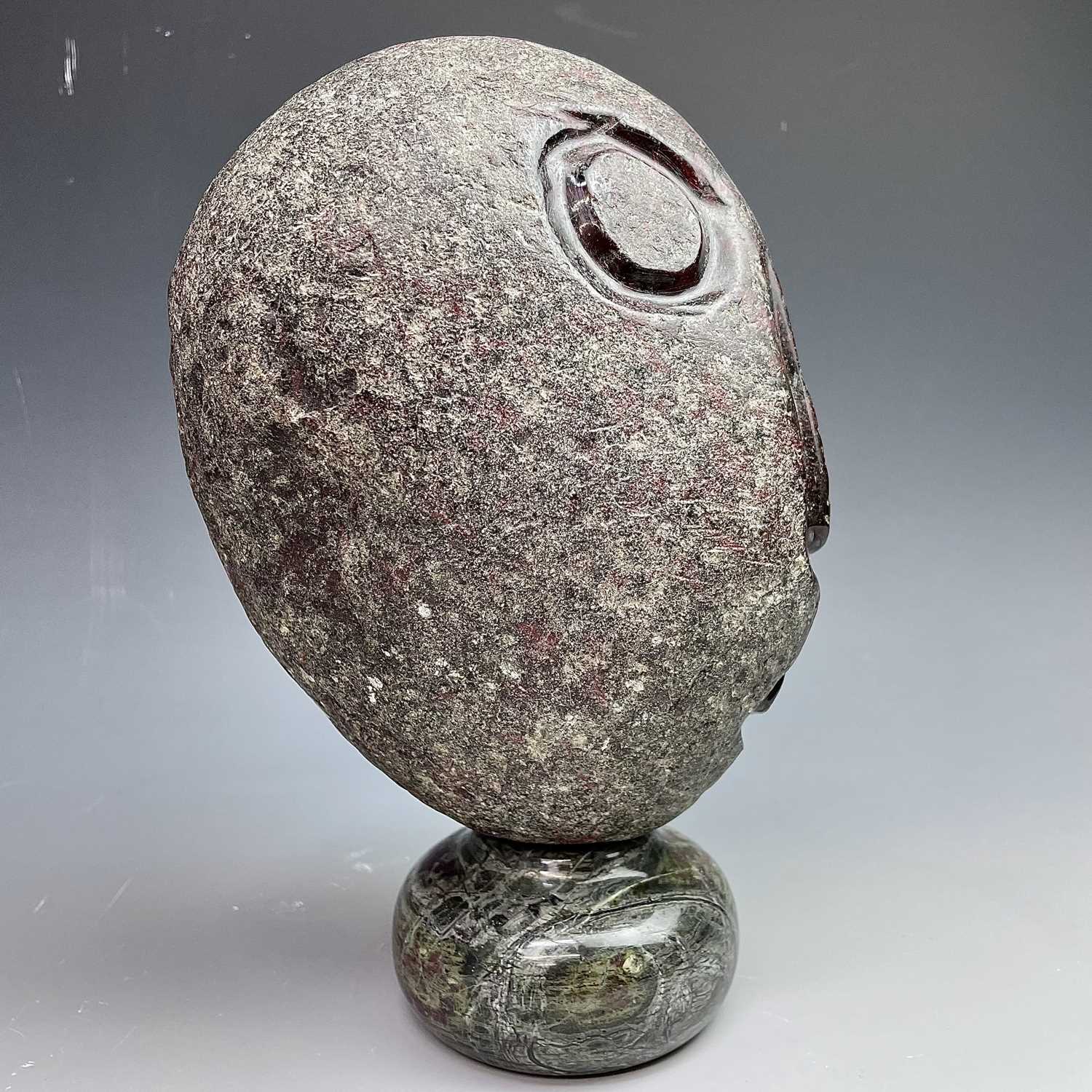 Lot 212 - Follower of Max Barrett A carved serpentine