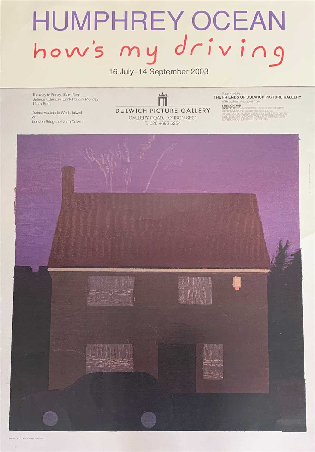 Lot 637 - Humphrey OCEAN (b.1951)