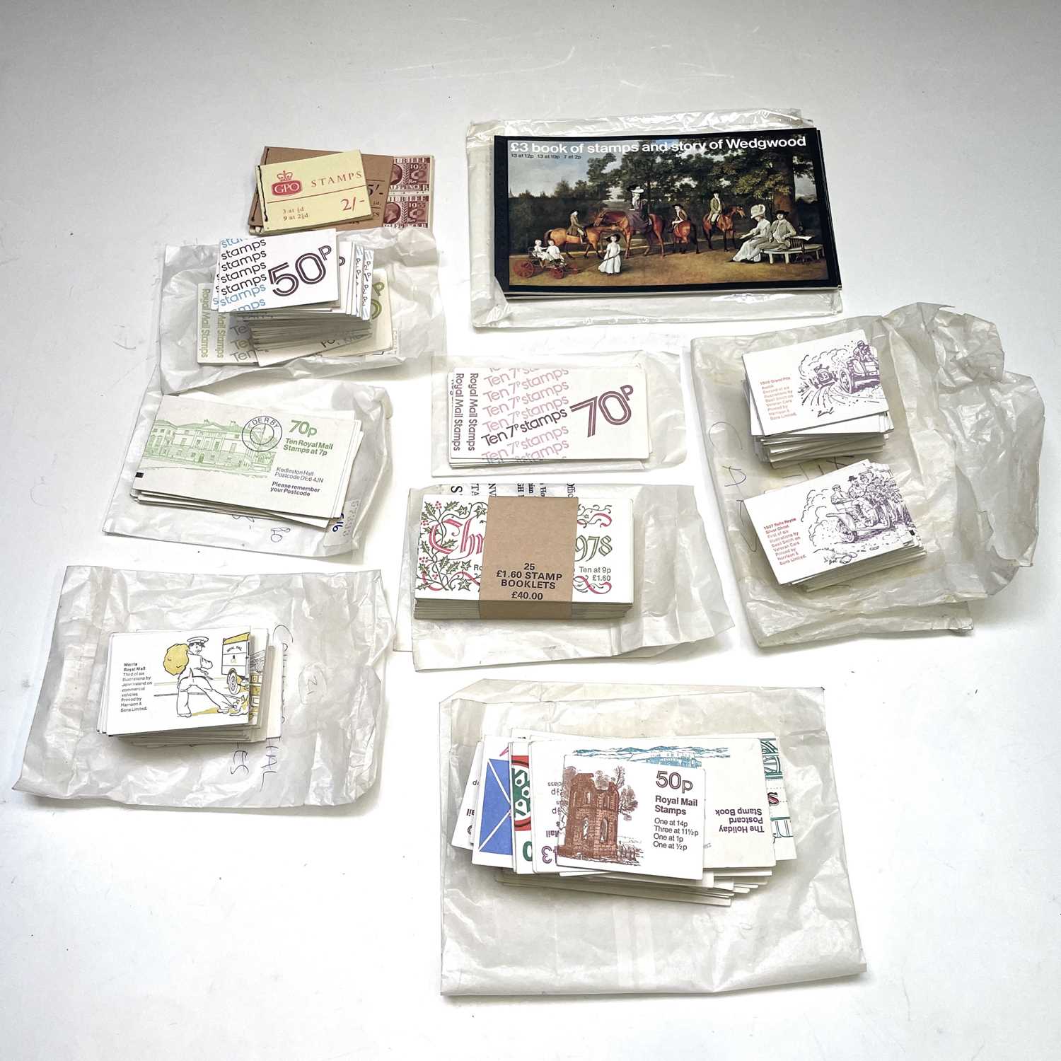 Lot 321 - Decimal and Pre-Decimal G.B Stamp Booklets.