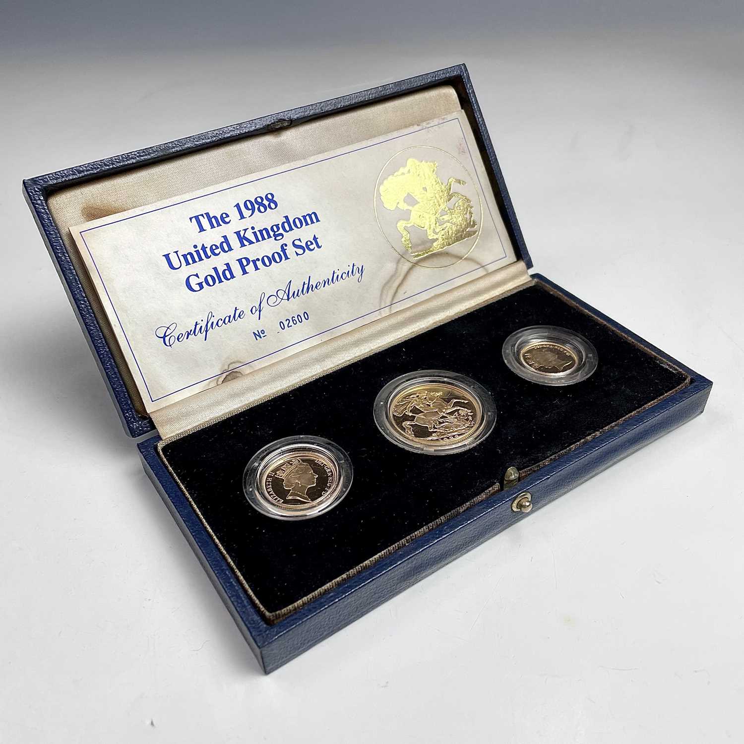 Lot 710 - A 1988 United Kingdom Gold Proof Set,