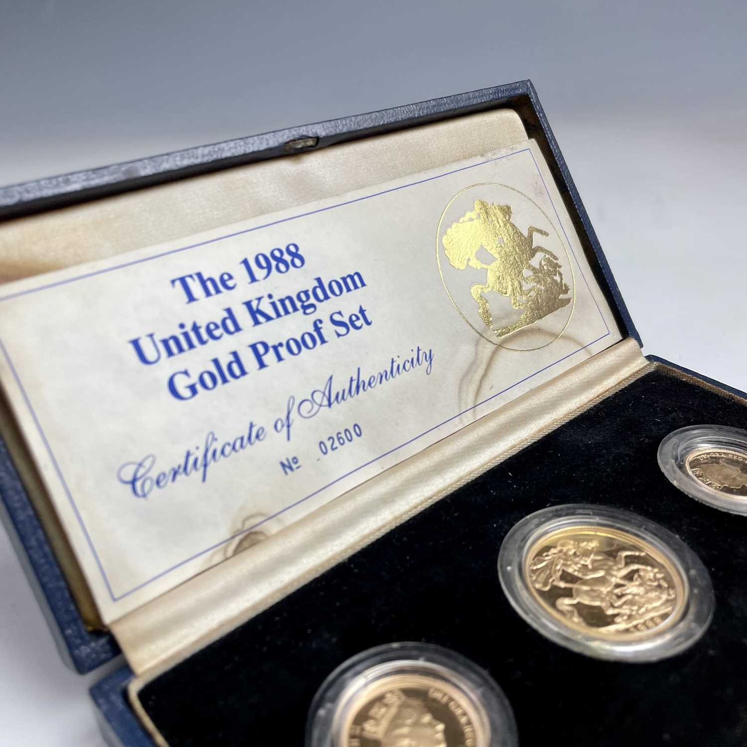 Lot 710 - A 1988 United Kingdom Gold Proof Set,
