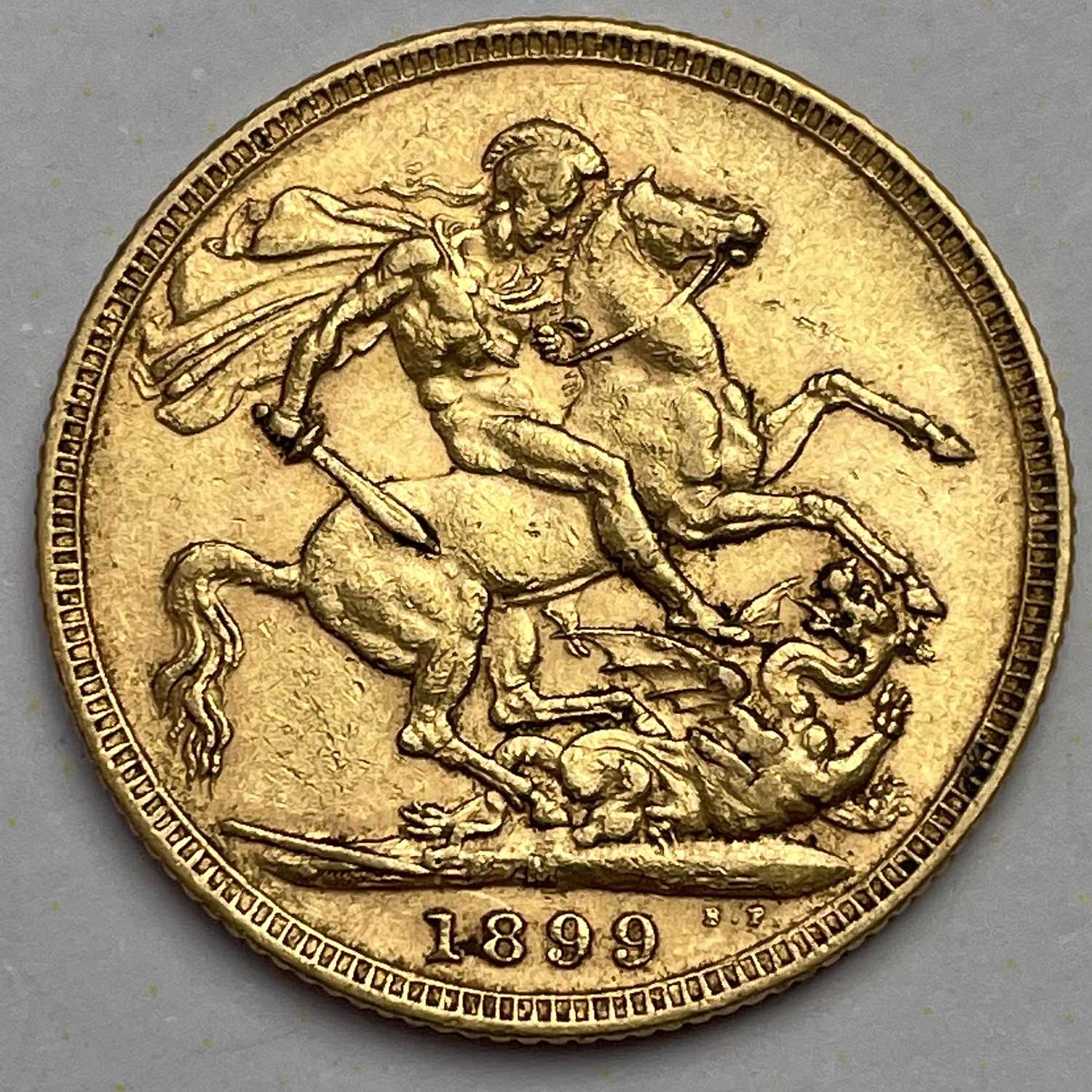 Lot 877 - Victoria 1899 full sovereign coin, Melbourne