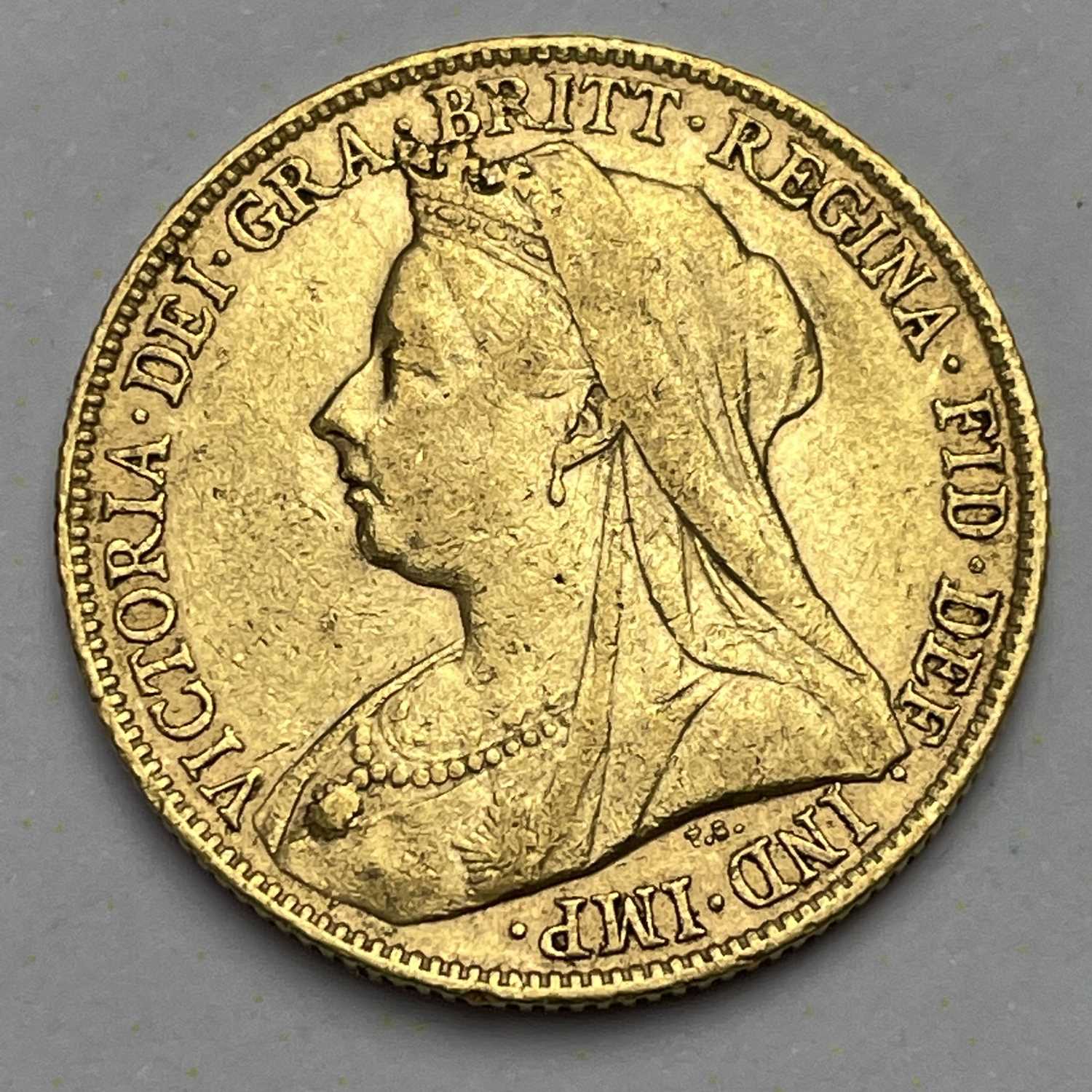Lot 709 - Victoria 1899 full sovereign coin.