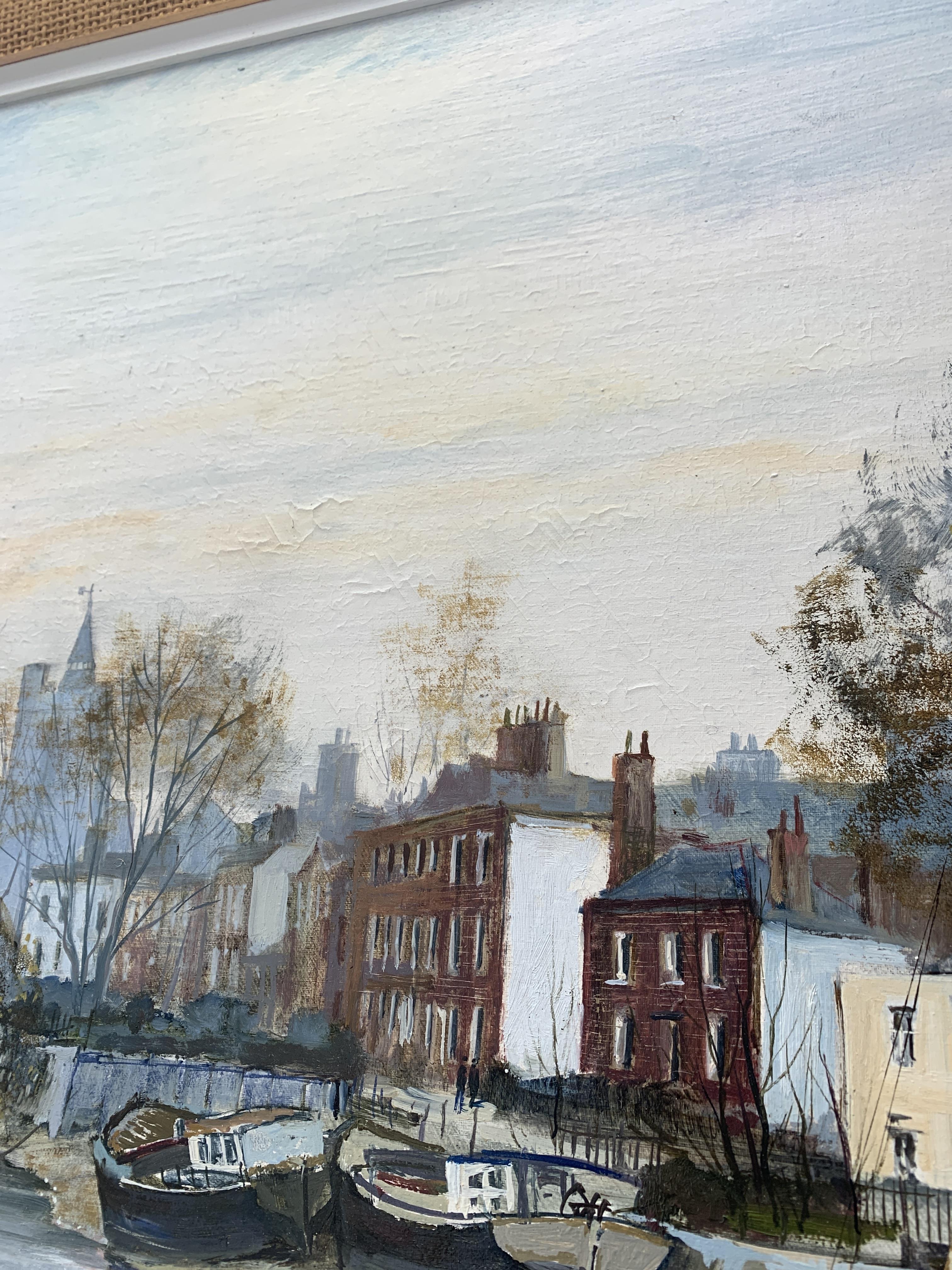 Lot 415 - Jeremy KING (1933-) Chiswick Eyot Oil on