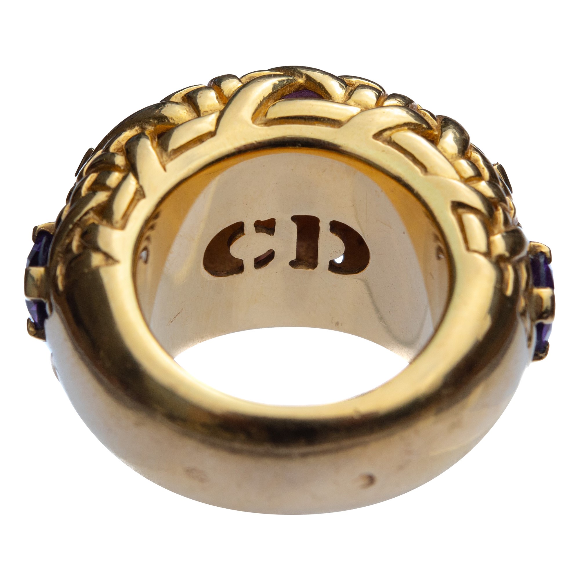 Lot 546 - An extravagant Christian Dior 18ct gold