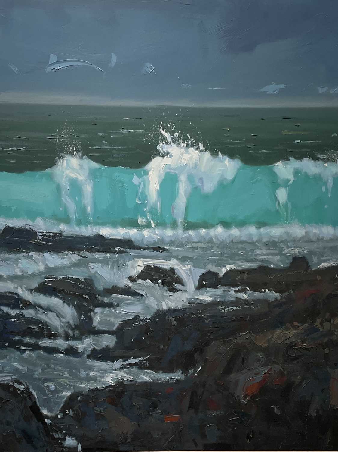 Lot 478 - Gary LONG (1945) Bright Glow Oil on canvas