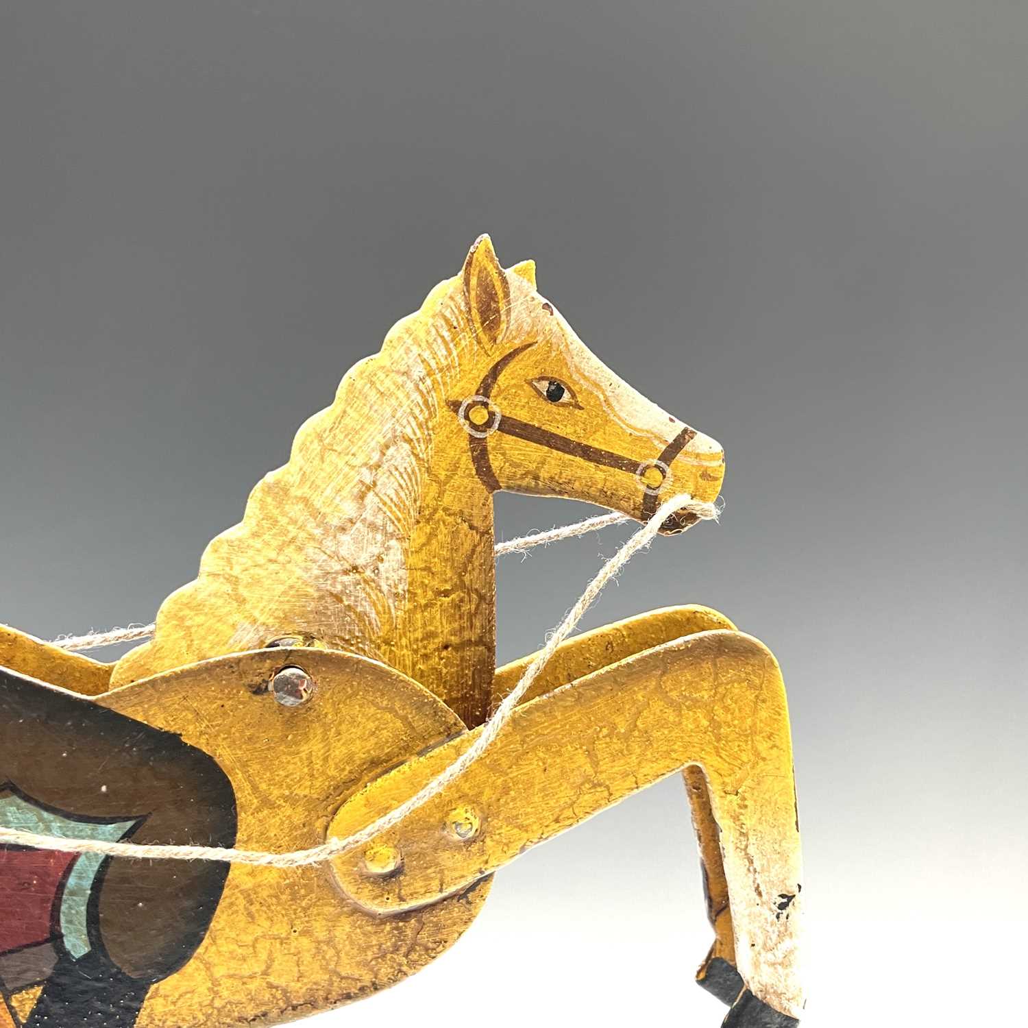 Lot 628 - Bucking Bronco Cowboy Automaton. A well