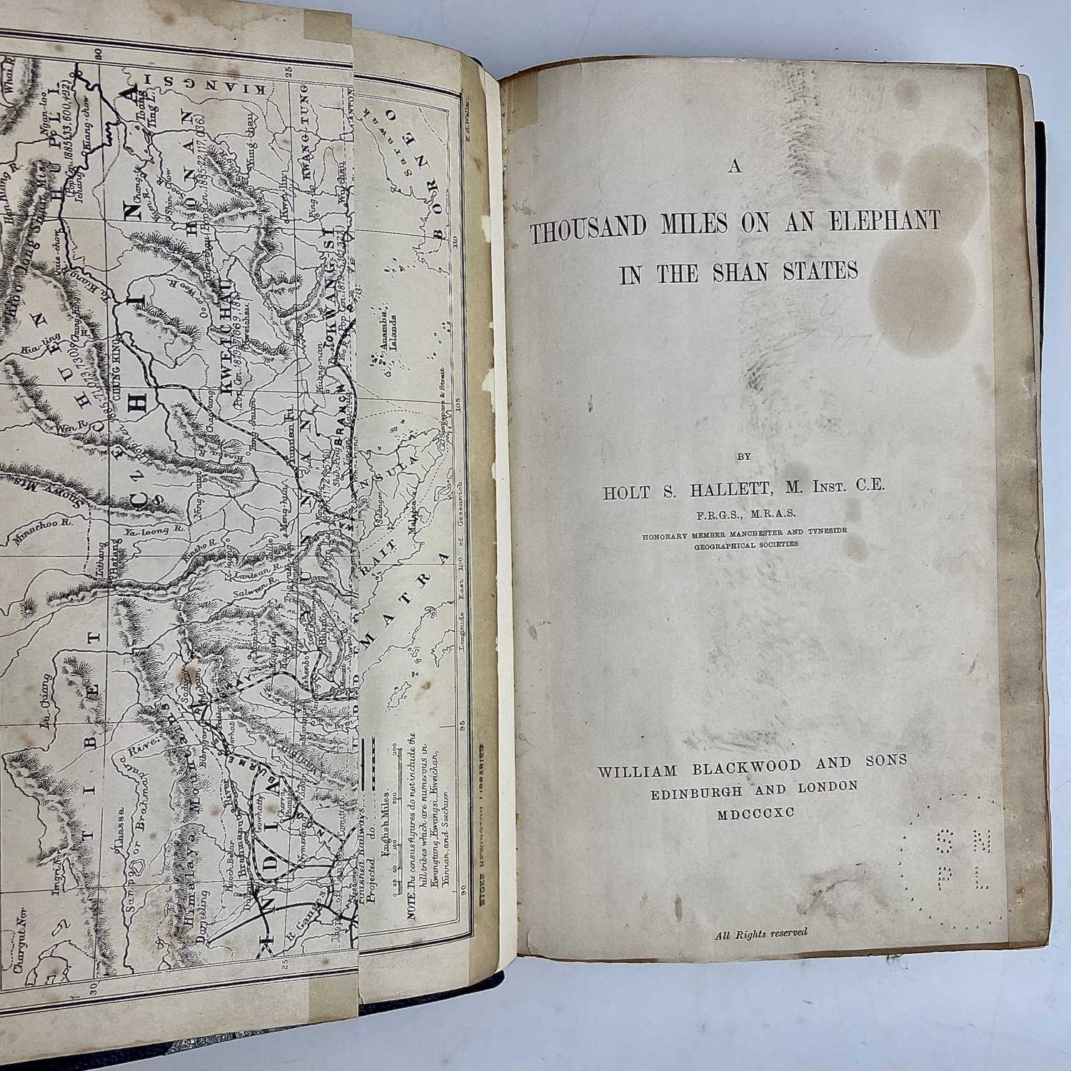 Lot 322 - HOLT SAMUEL HALLETT. 'A Thousand Miles on an