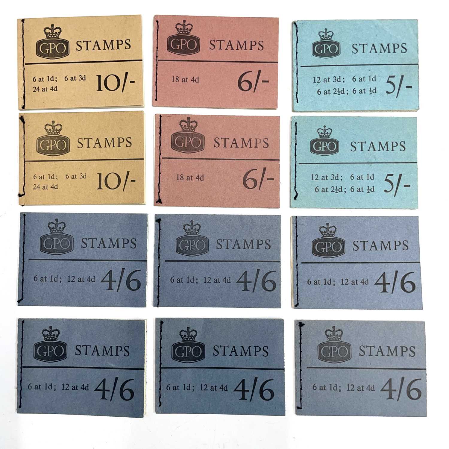 Lot 337 - G.B Pre-Decimal Booklets. 1960's stamp