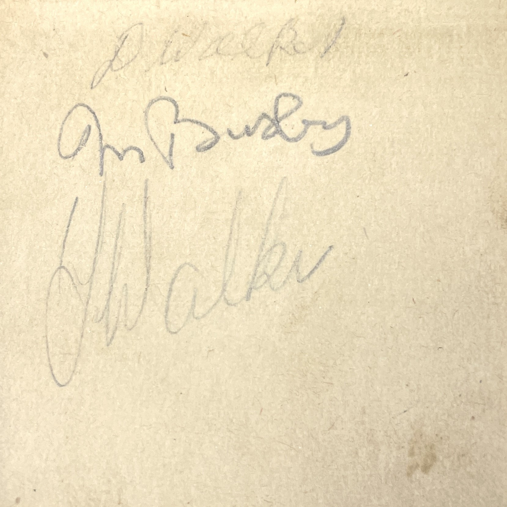 Lot 935 - Sir Matt Busby Footballer/Manager Autograph.