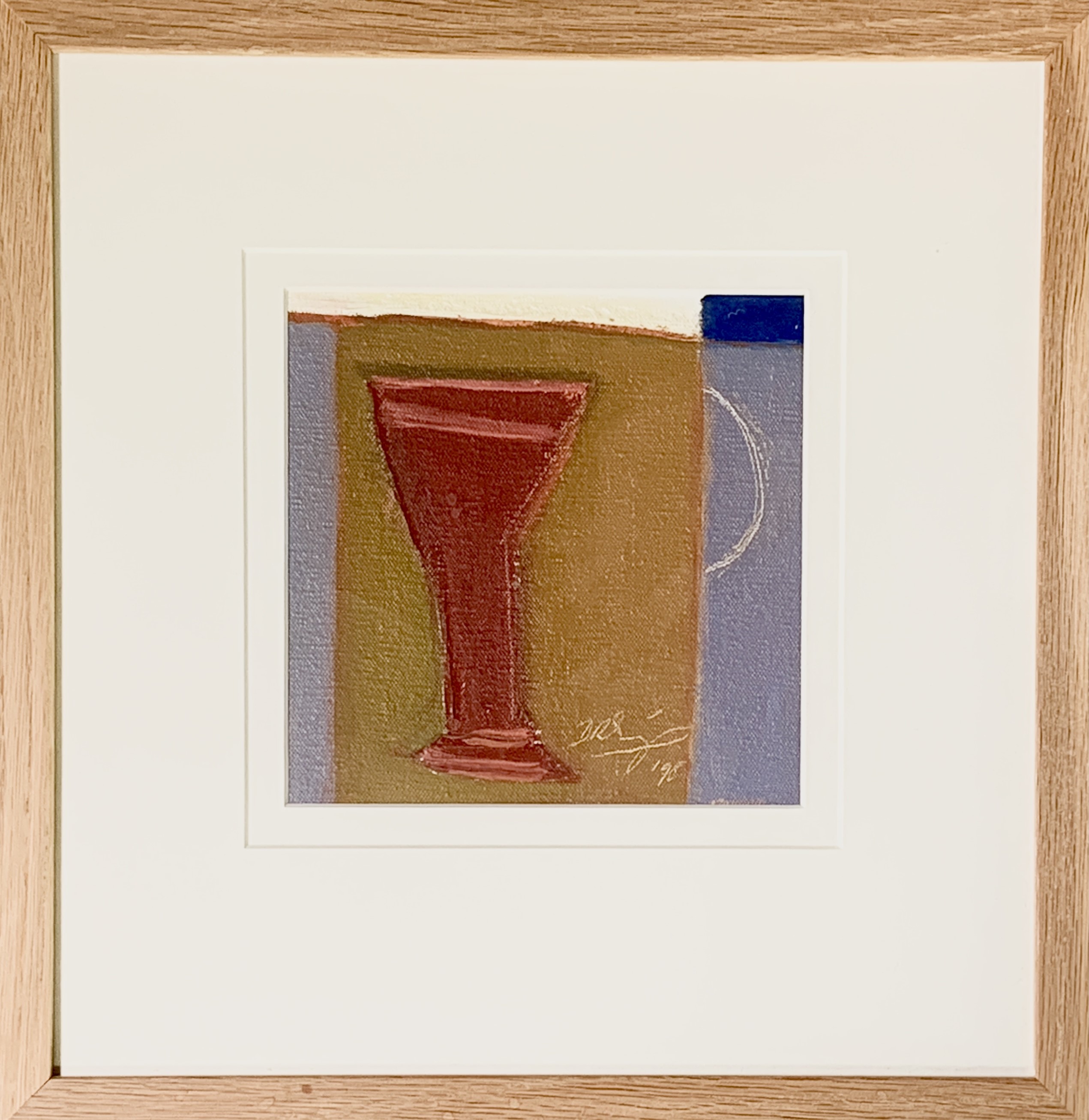 Lot 358 - David Ralph SIMPSON (1963) Wine Glass Oil on