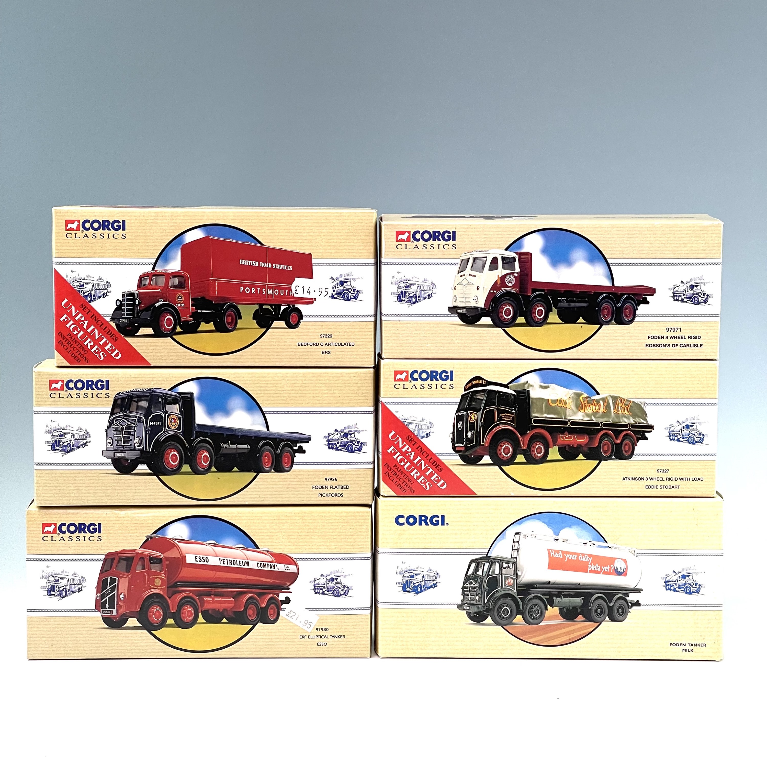 Lot 649 - Corgi boxed Die Cast Road Transport Lorries.