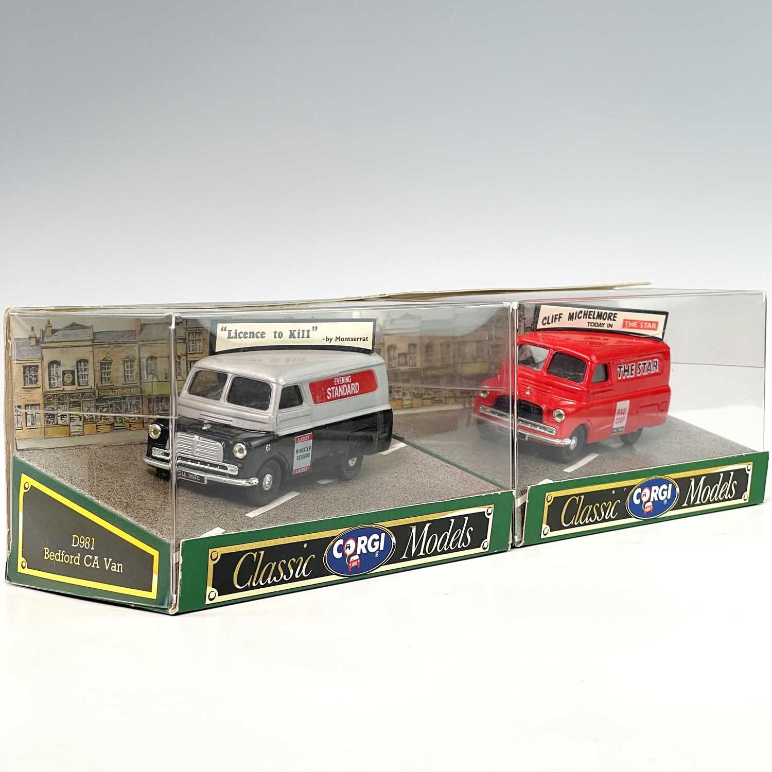Lot 650 - Corgi boxed Classic Die Cast Model Vans.