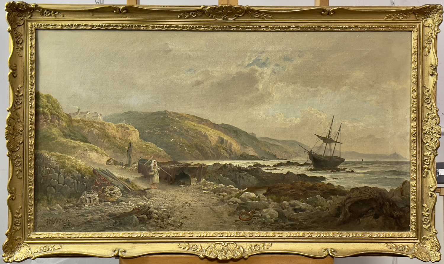 Lot 502 - William GIBBONS (act.1858-1892) Schooner