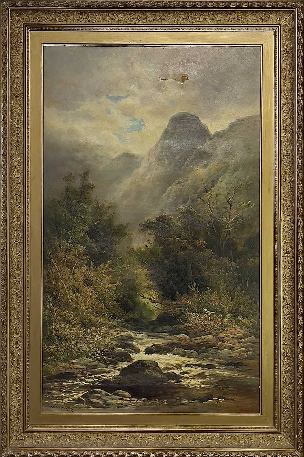 Lot 526 - William WIDGERY (1822-1893) The Teign Valley