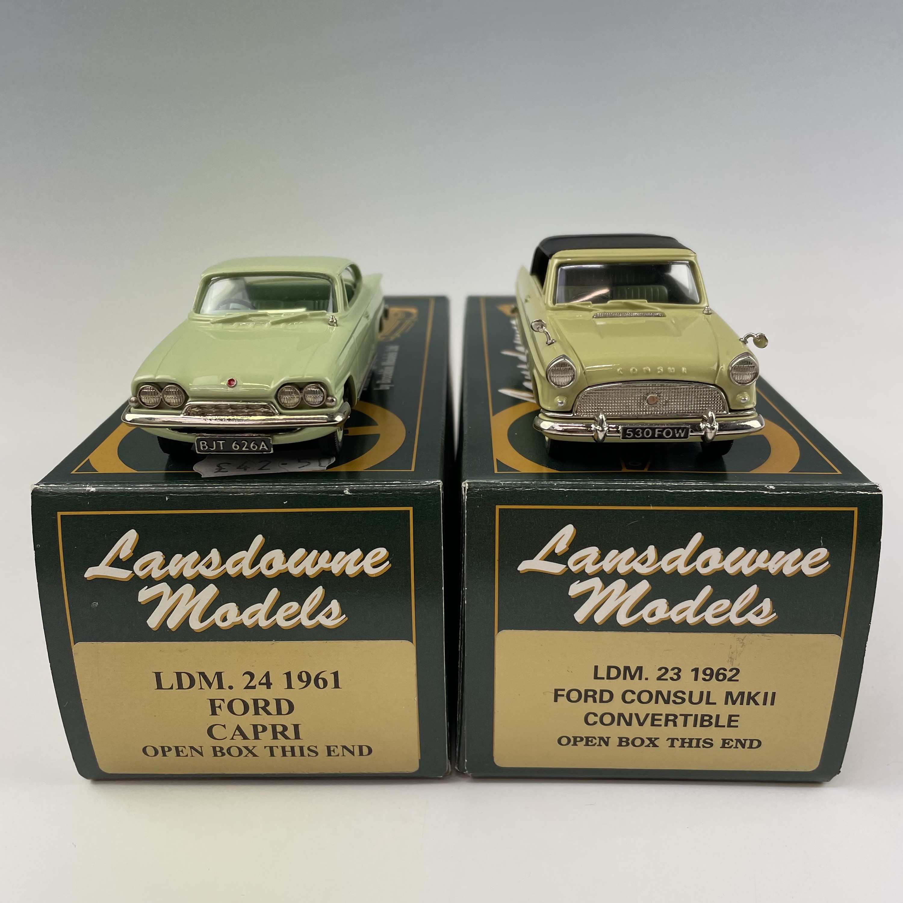 Lot 689 - Lansdowne Models 1:43 Scale. 1961 Ford Capri