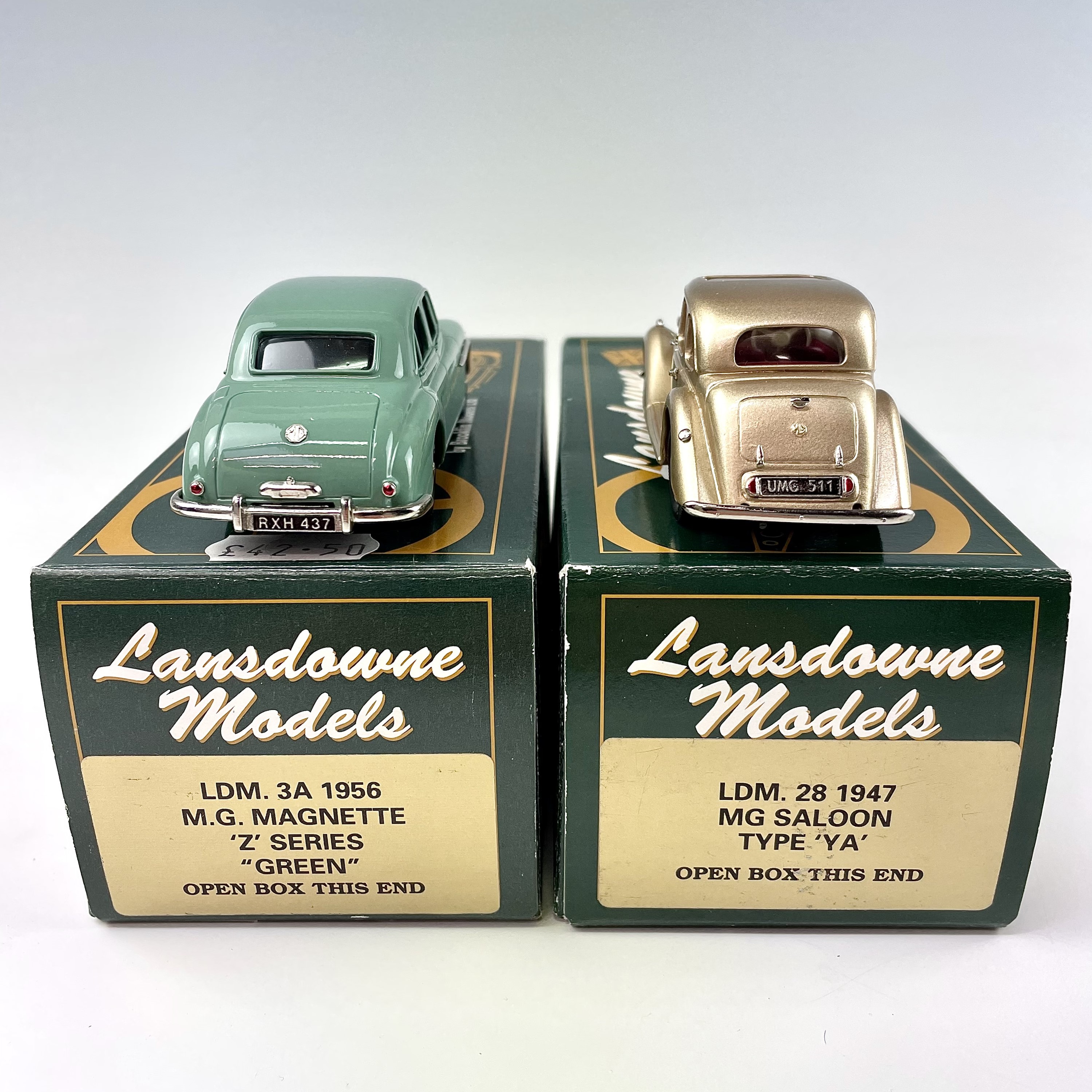 Lot 690 - Lansdowne Models 1:43 Scale. 1947 MG Saloon