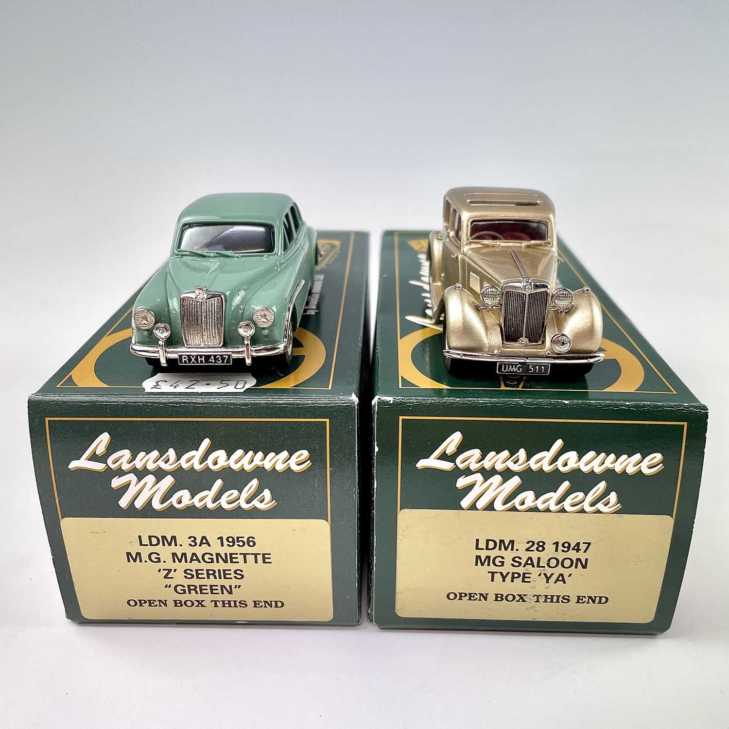 Lot 690 - Lansdowne Models 1:43 Scale. 1947 MG Saloon