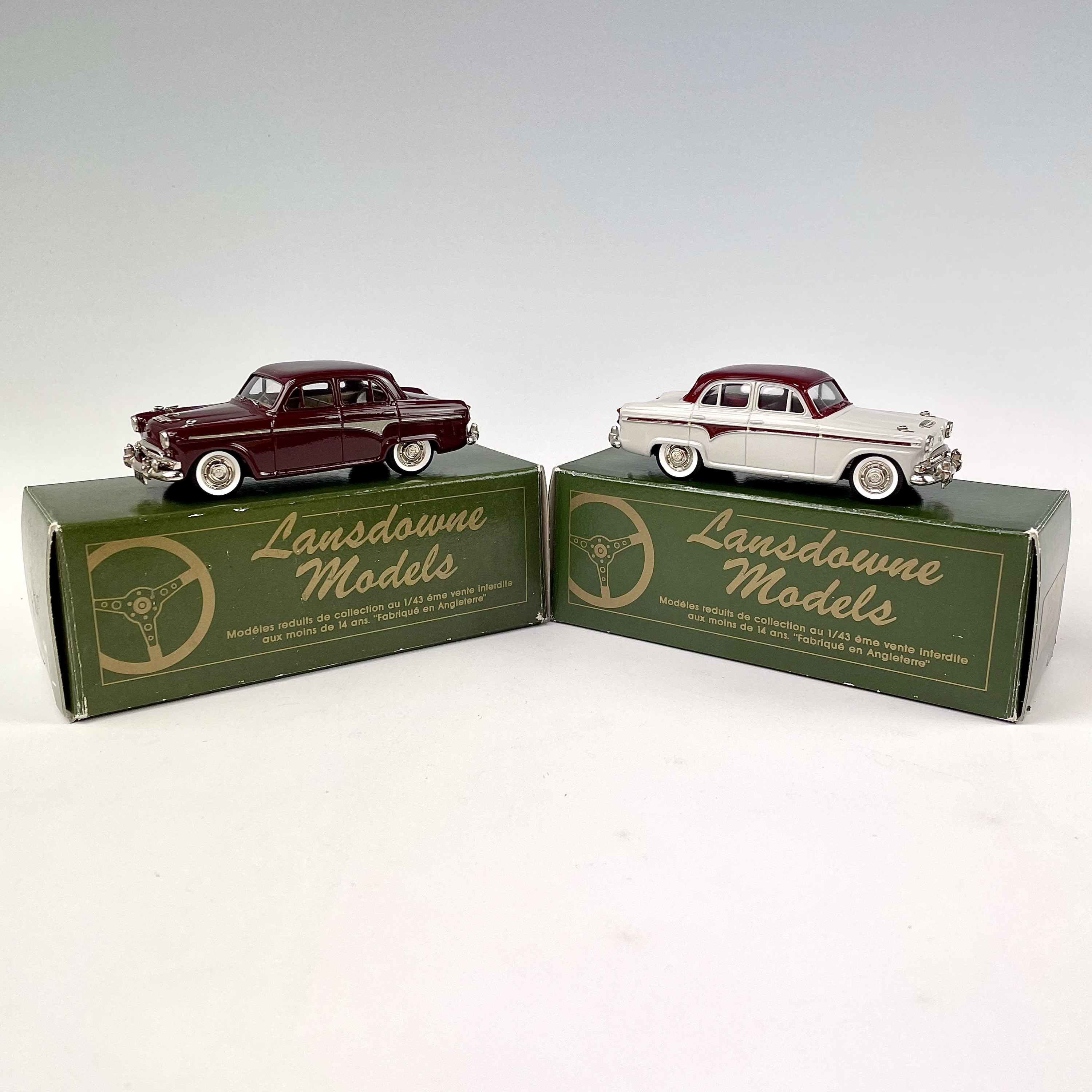 Lot 696 - Lansdowne Models 1:43 Scale. 1958 Austin
