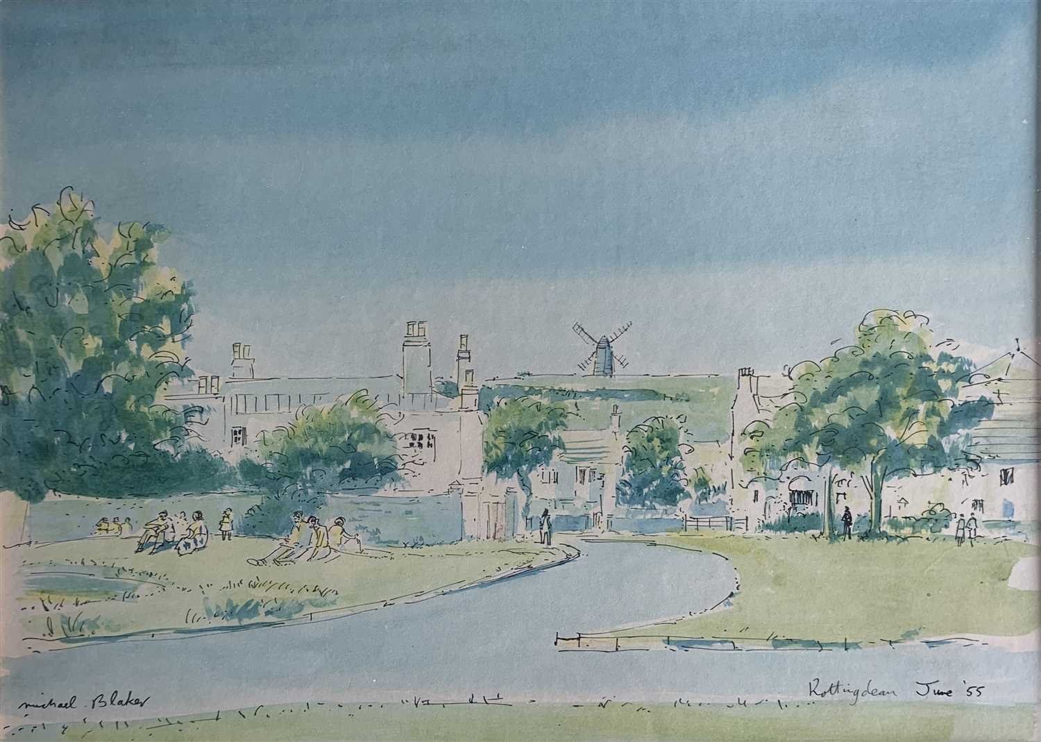 Lot 560 - Michael BLAKER (b.1928) Rottingdean, June