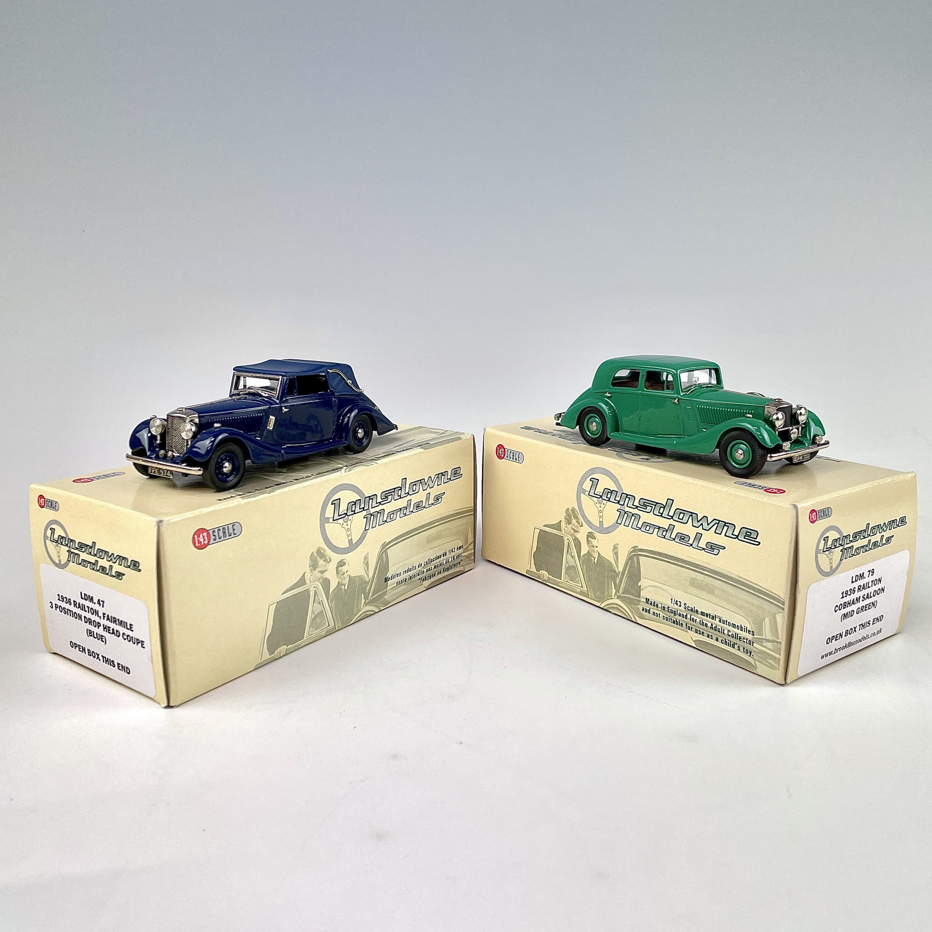 Lot 718 - Lansdowne Boxed Models 1:43 Scale.