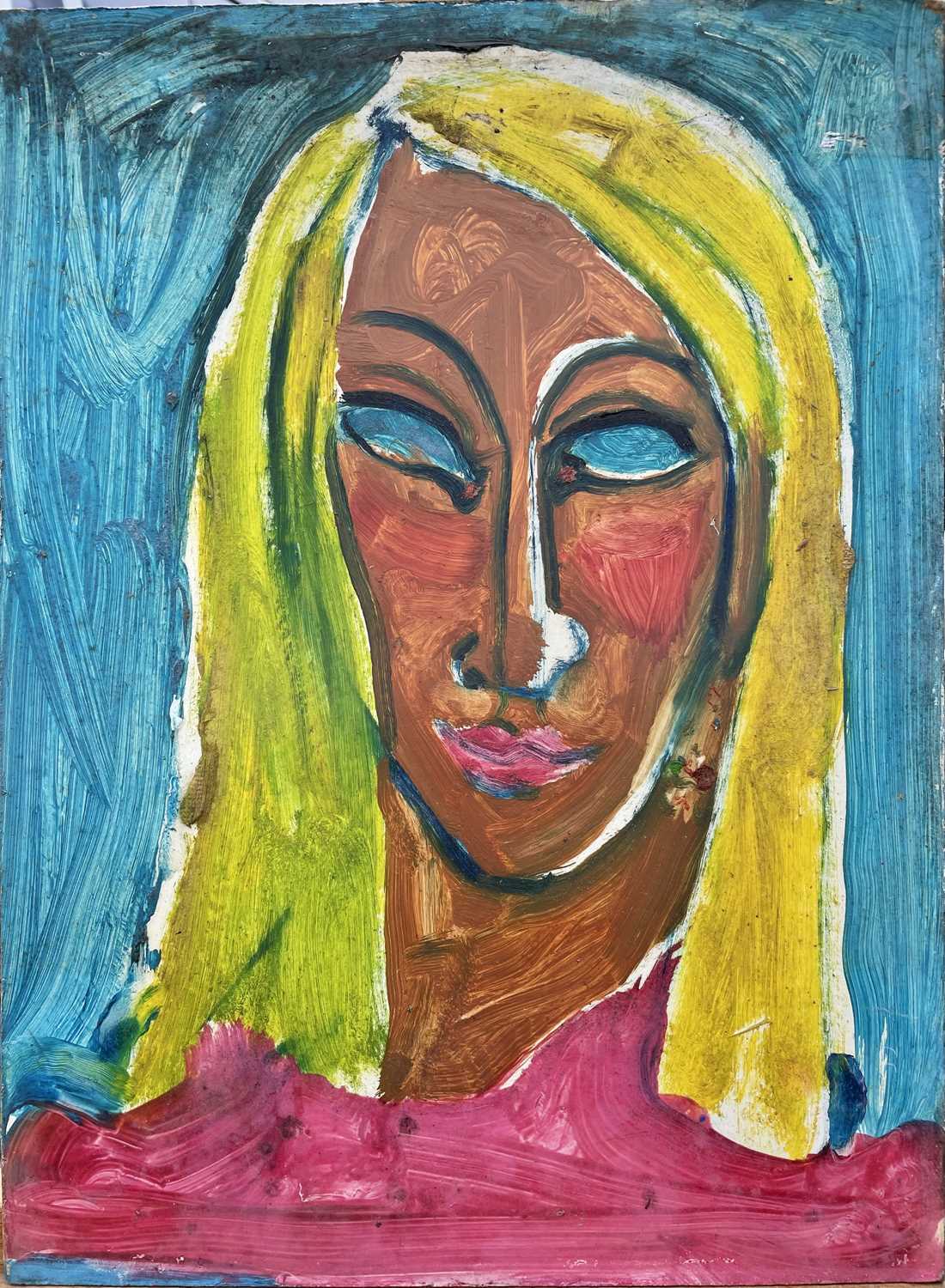 Lot 261 - Sven BERLIN (1911-1999) Three Portraits Oils