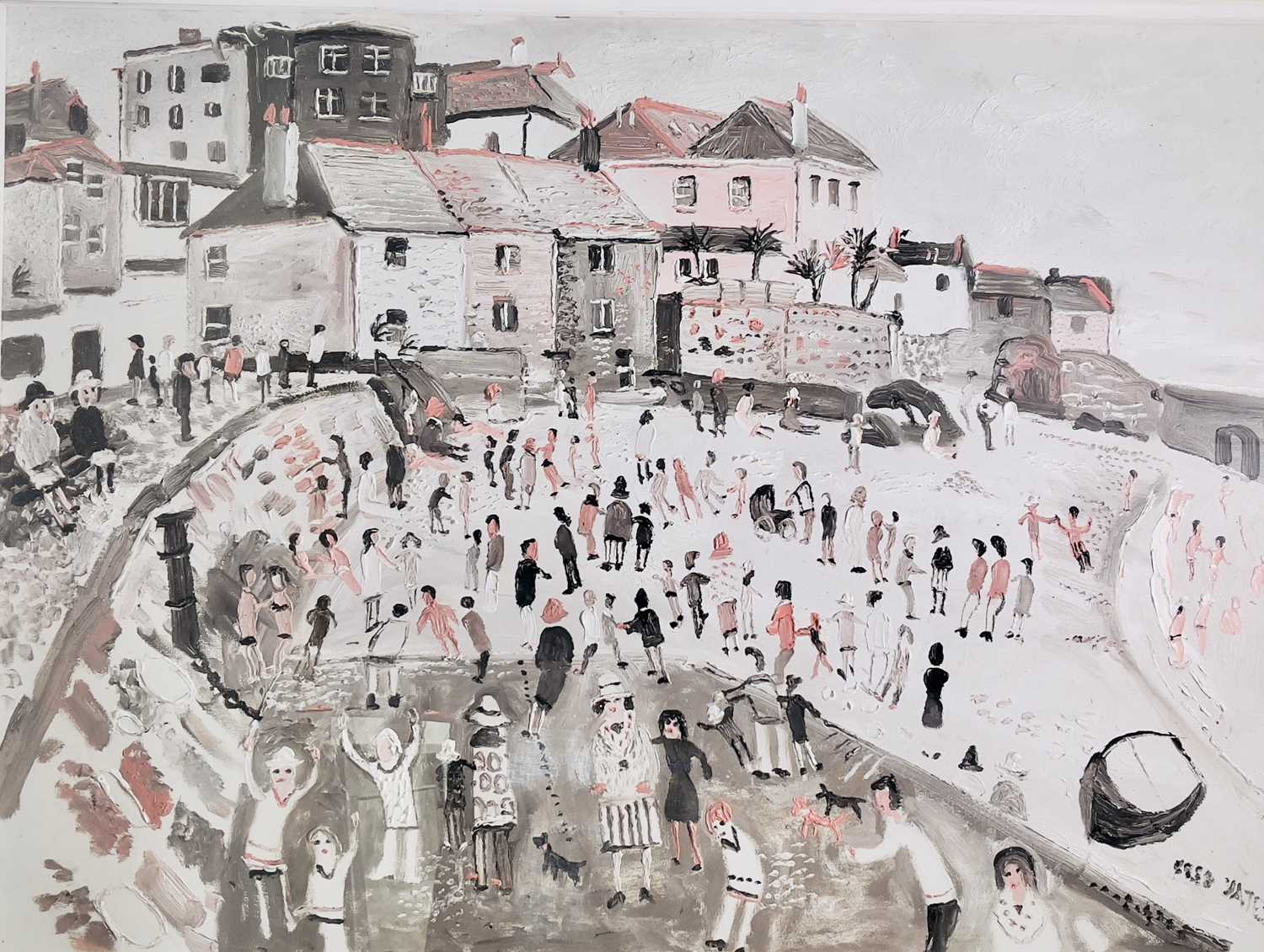 Lot 319 - Fred YATES (1922-2008) Northern Folk, St
