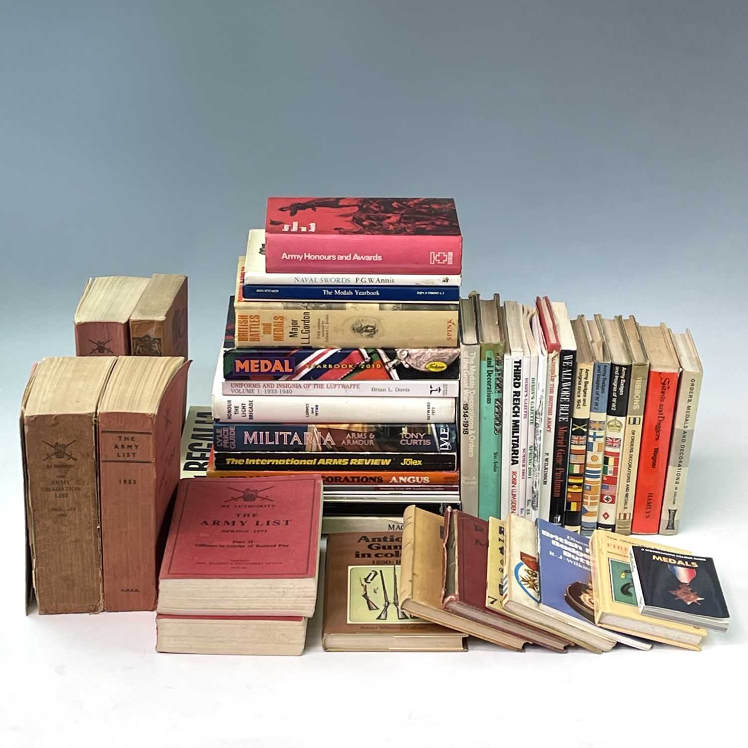 Lot 262 - Military Reference Books. Three boxes