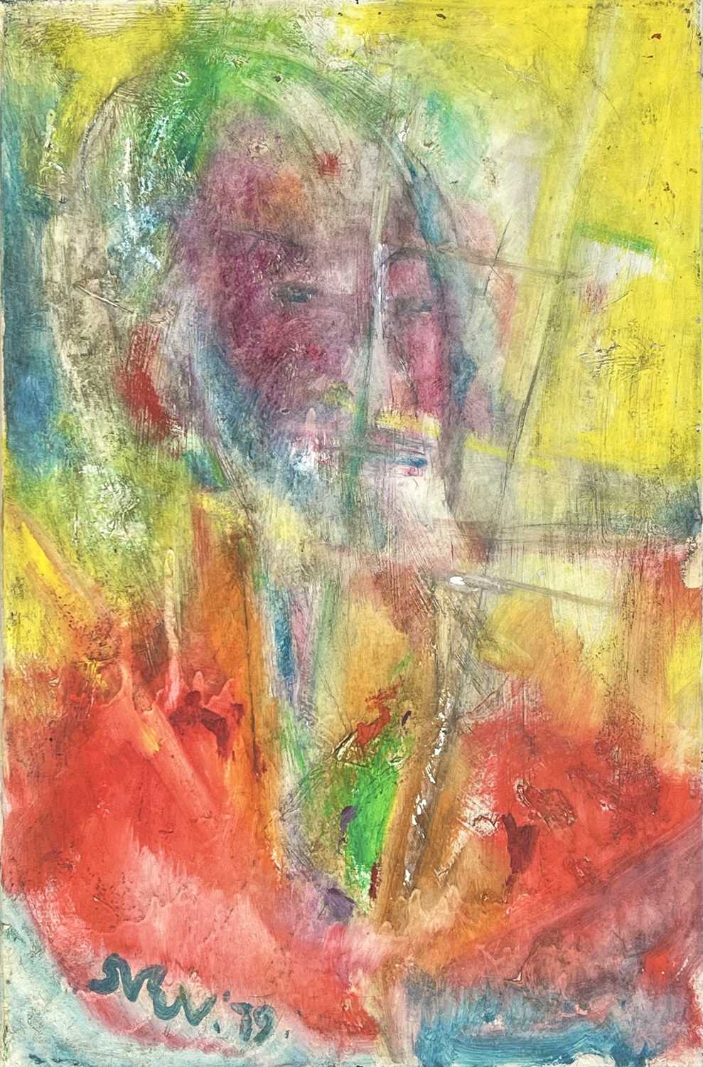 Lot 752 - Sven BERLIN (1911-1999) Self-Portrait in Ice