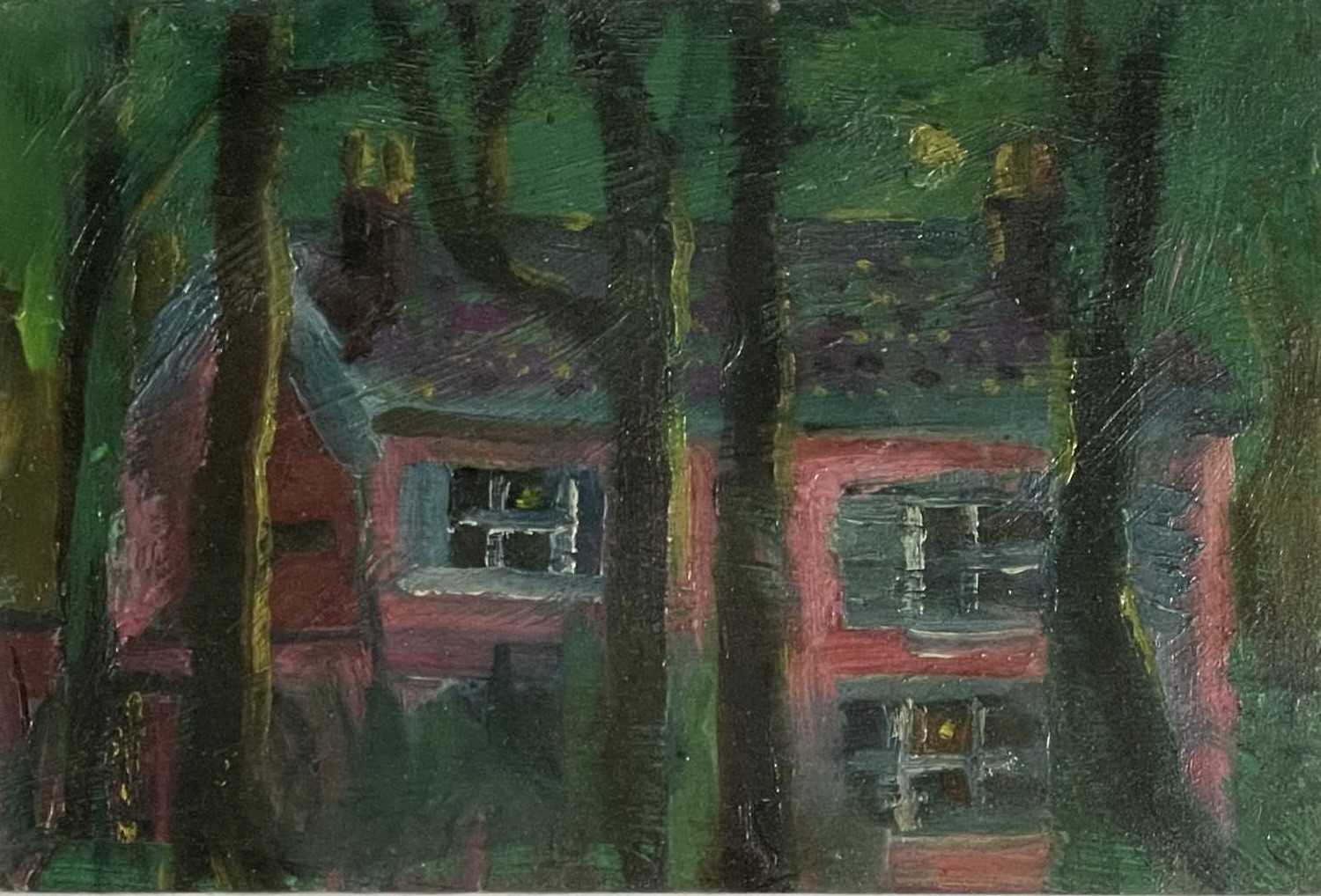 Lot 307 - Sven BERLIN (1911-1999) House Amongst Trees