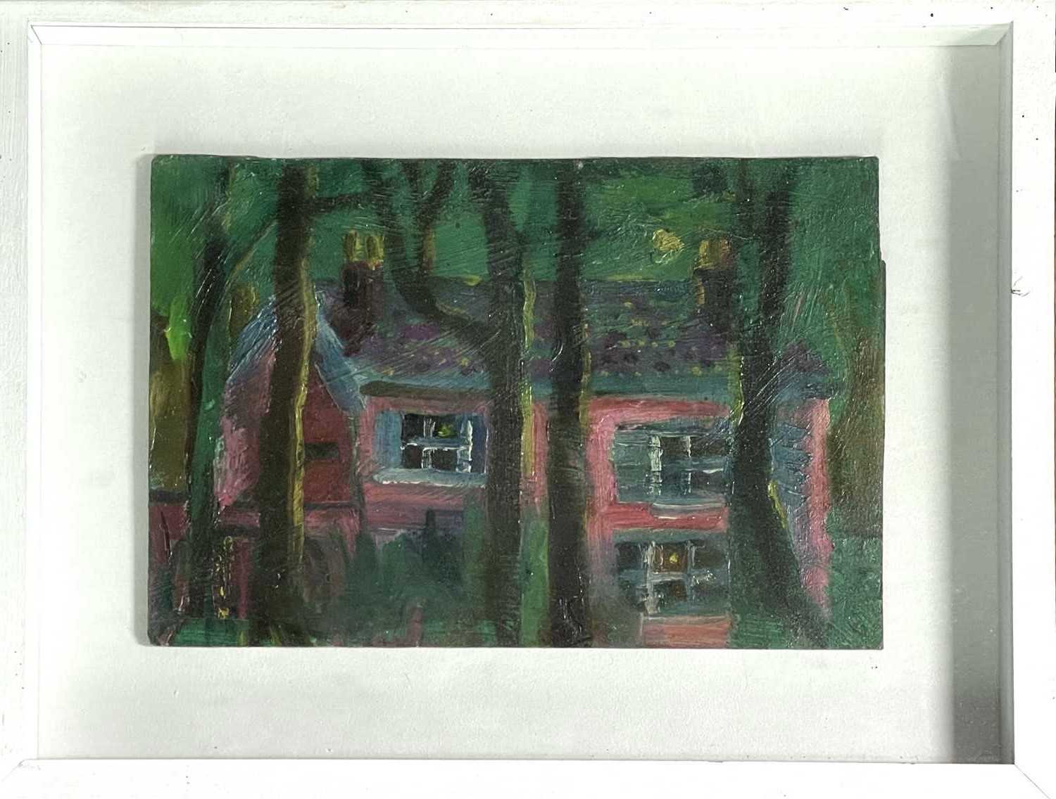 Lot 307 - Sven BERLIN (1911-1999) House Amongst Trees