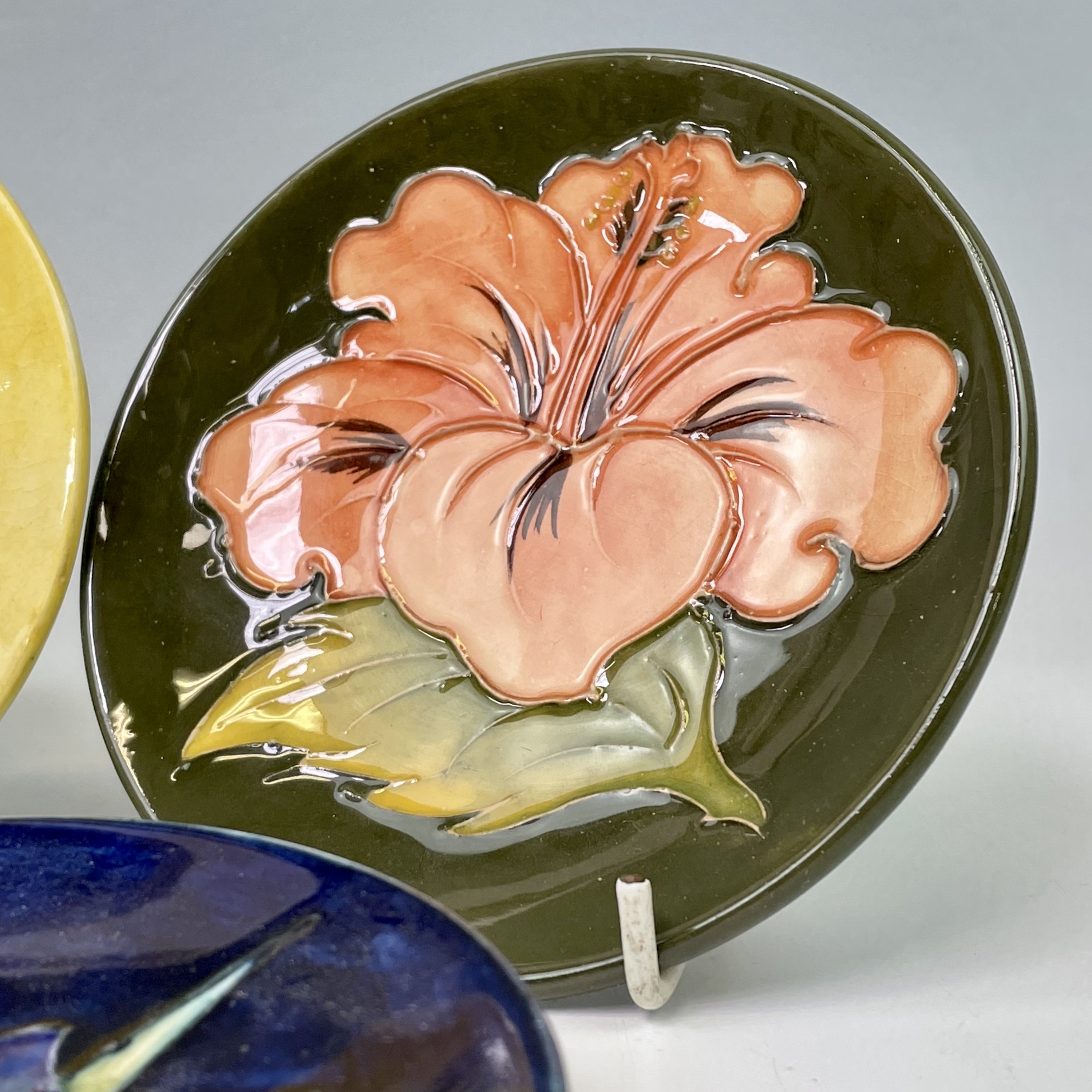 Lot 855 - A Moorcroft pottery Maple leaf pin tray