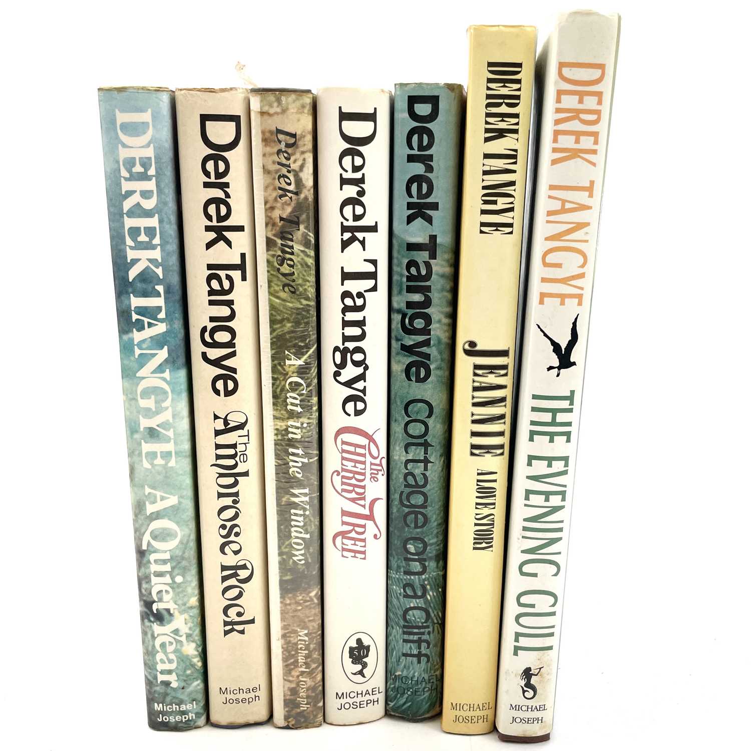 Lot 1200 - DEREK TANGYE. 'A Cat in the Window,' signed