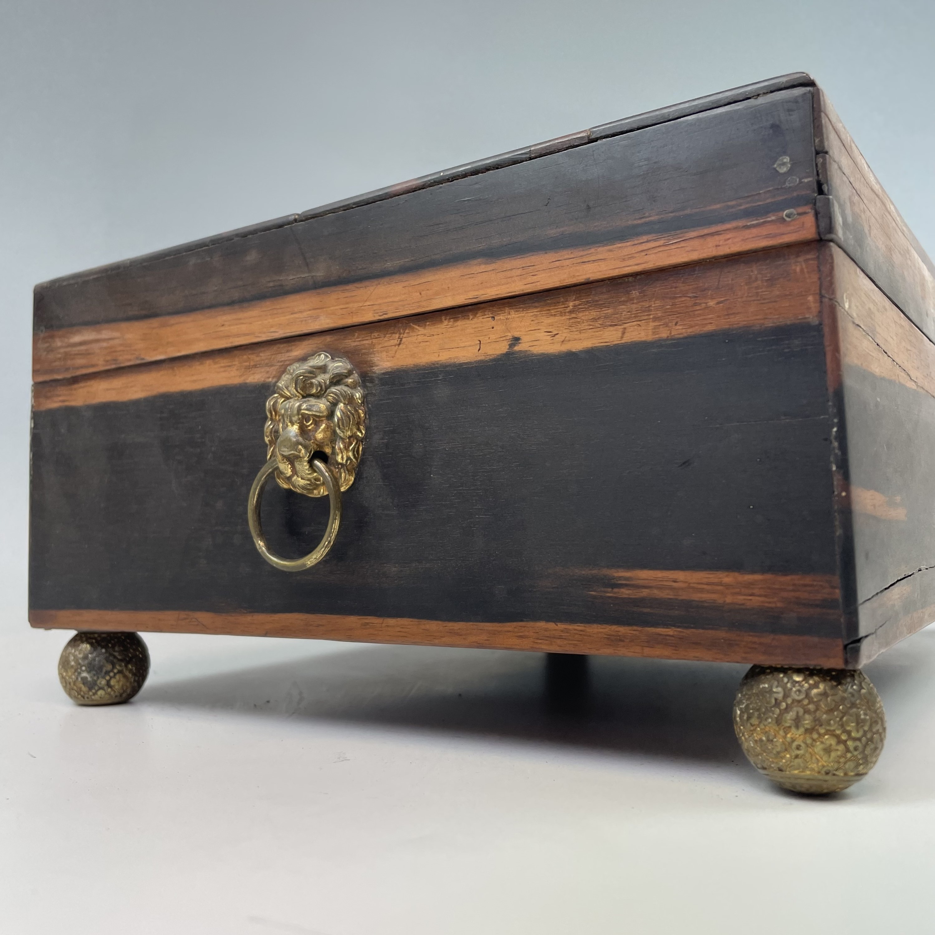 Lot 13 - An Indian coromandel wood rectangular casket,