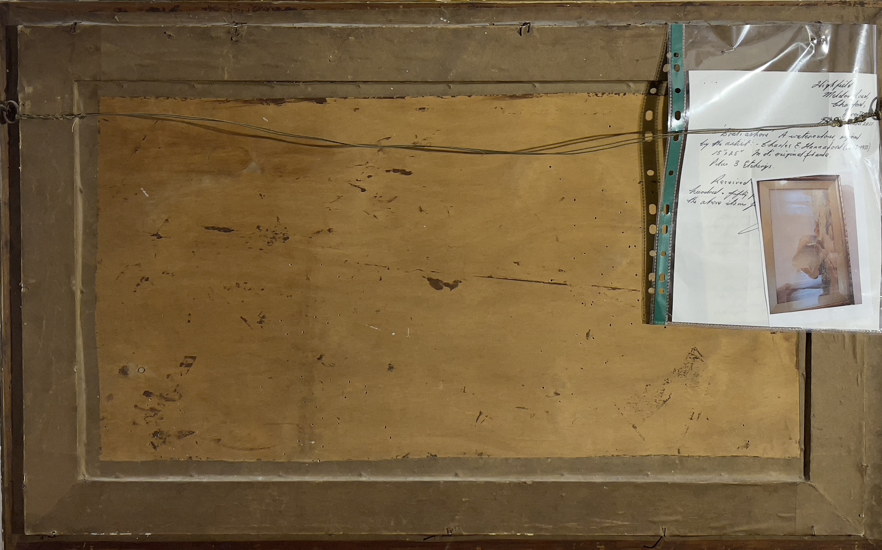 Lot 672 - Charles E. HANNAFORD (1863-1955) Durdle door