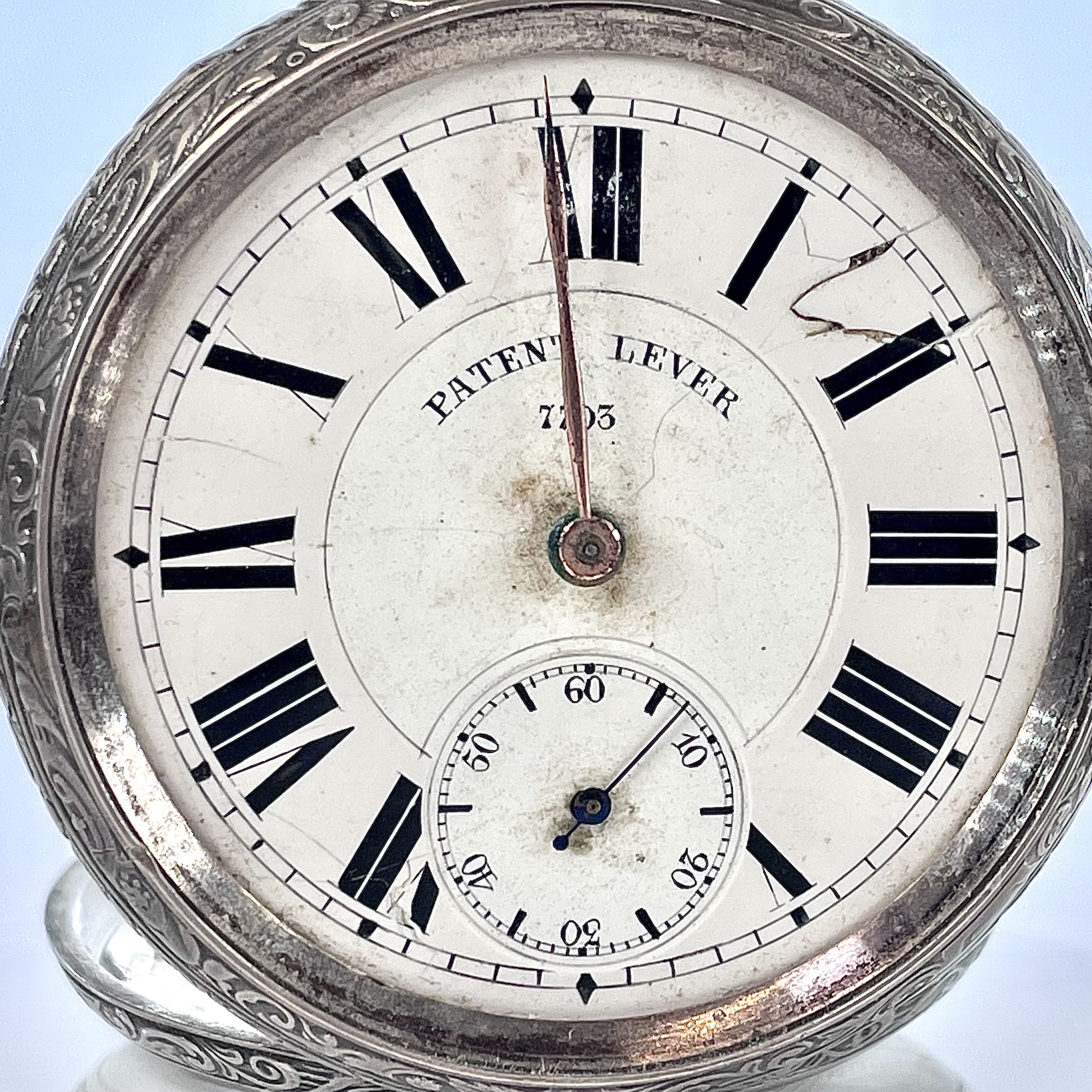 Lot 422 - A Victorian silver Patent Lever pocket watch