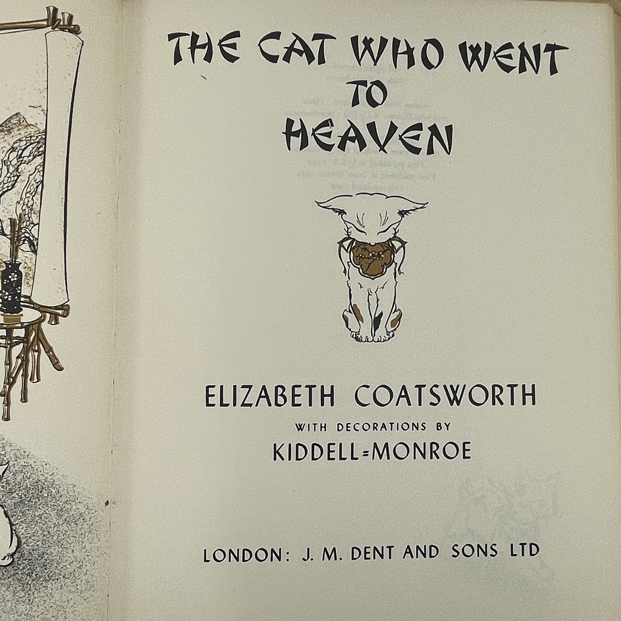 Lot 716 - 'The Cat Who Went To Heaven' Elizabeth