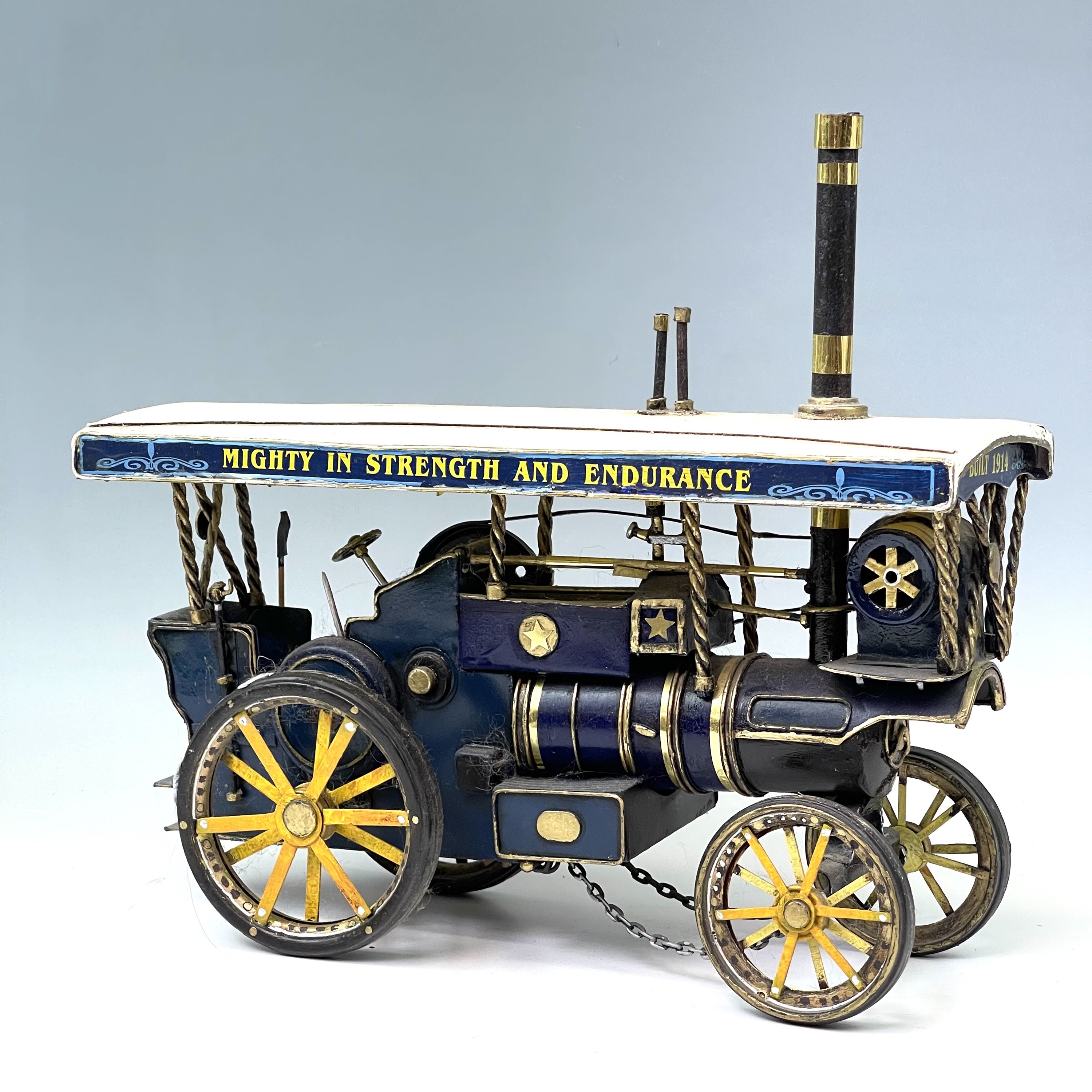 Lot 195 - A Mamod SW1 Green steam wagon with burner