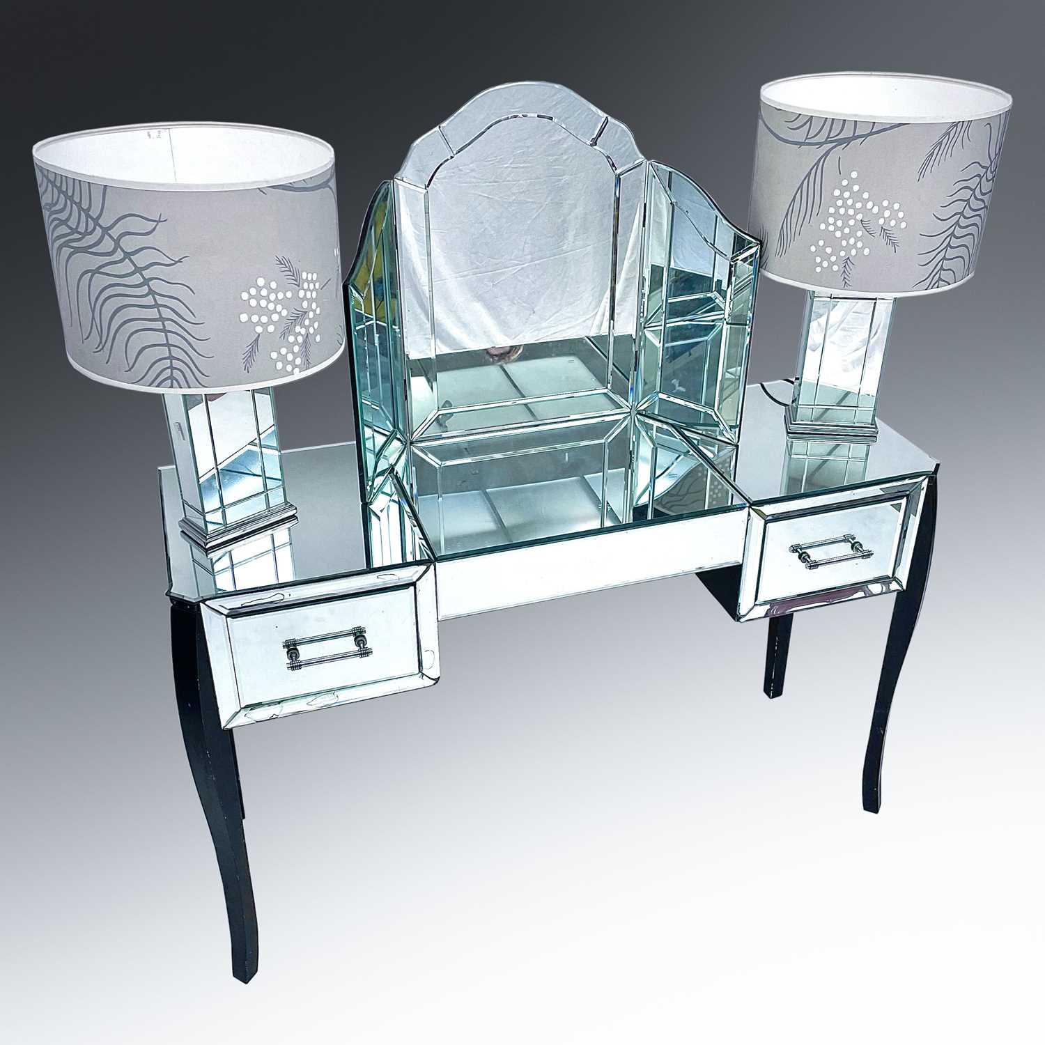 Lot 3046 - A Laura Ashley mirroroed glass dressing