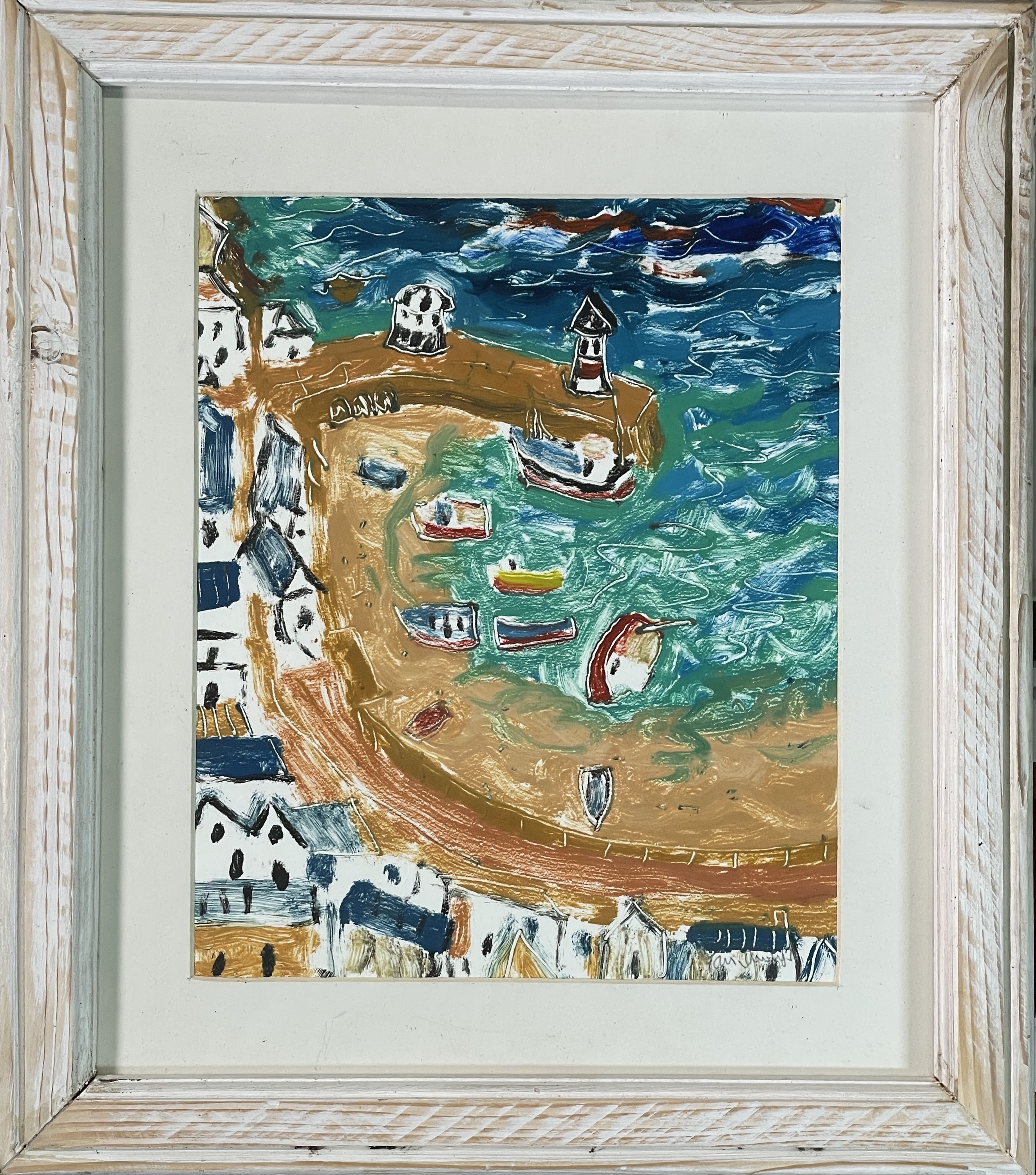 Lot 379 - Ian DUNLOP (1945) St Ives Harbour and Beach