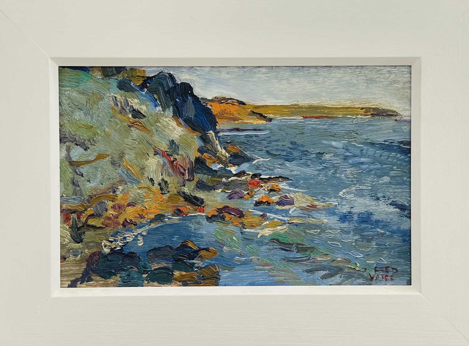 Lot 477 - Fred YATES (1922-2008) Towards Lands End Oil