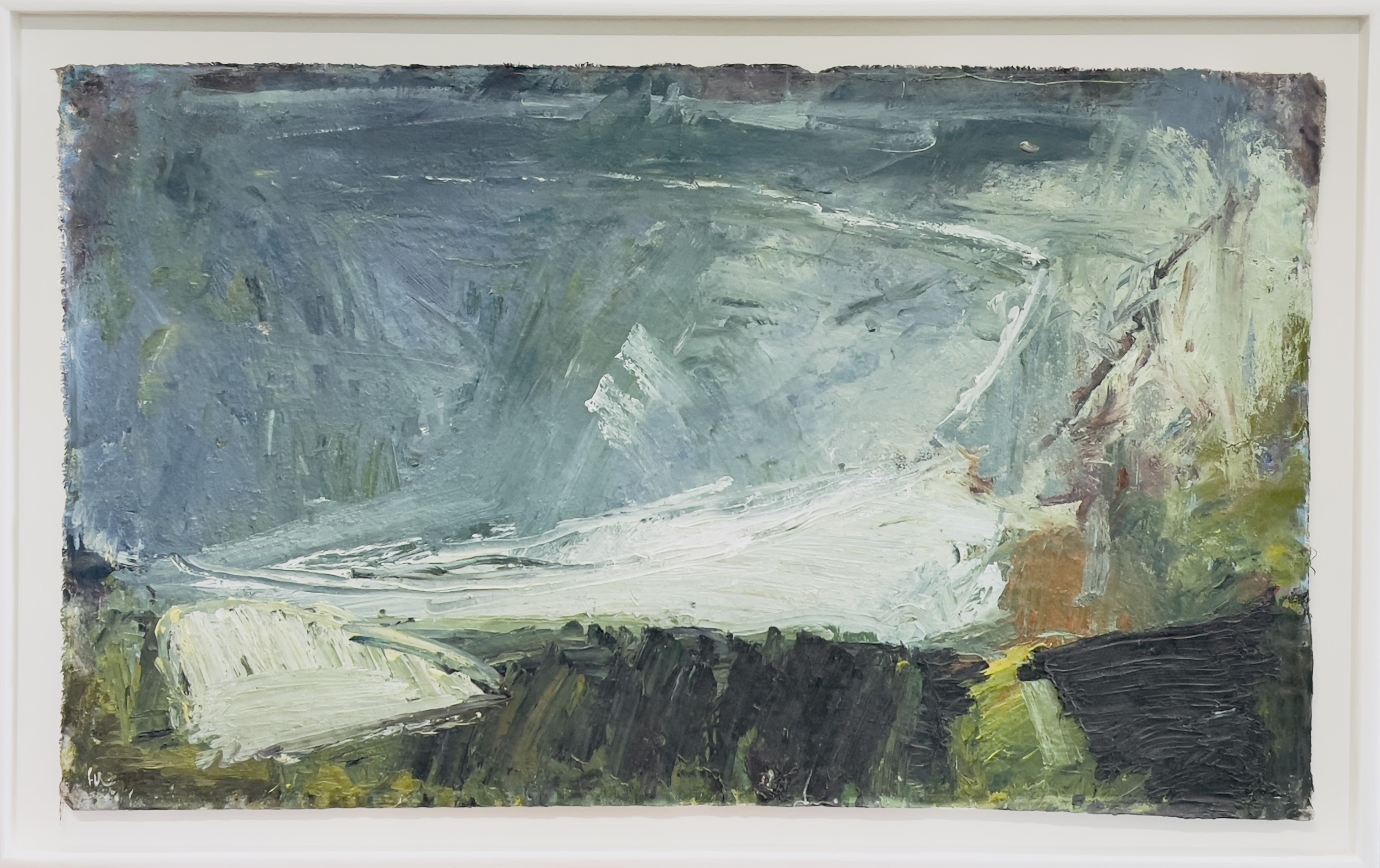 Lot 303 - Paul WADSWORTH (1964) Coast Oil on canvas