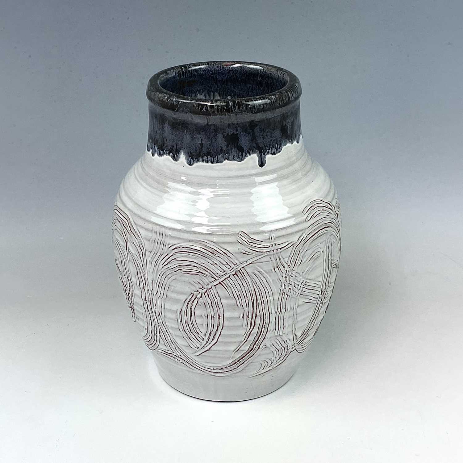 Lot 976 - A Lamorna pottery vase, by John Bodilly,