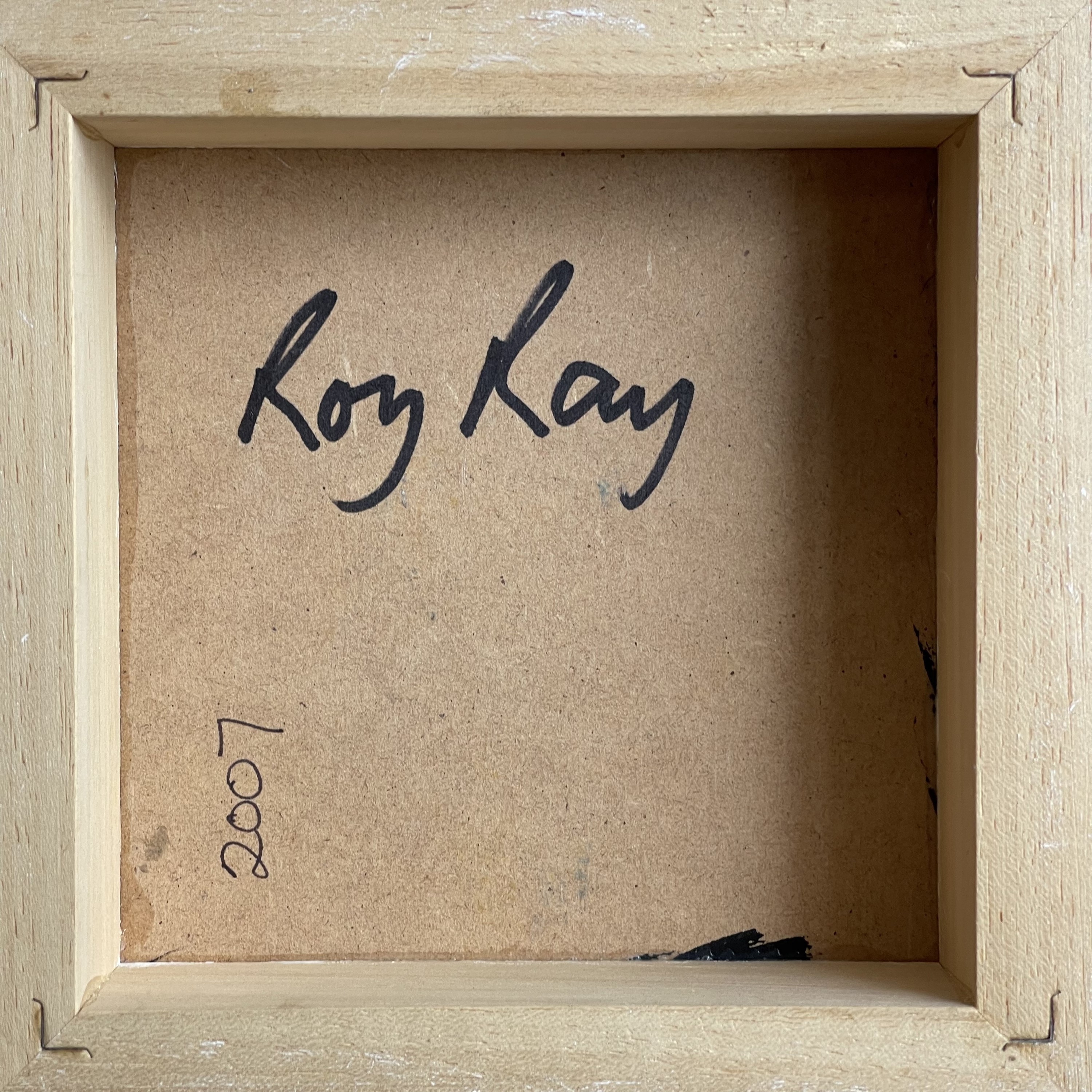 Lot 307 - Roy RAY (1936 - 2021) 'Blue Line' & 'Black