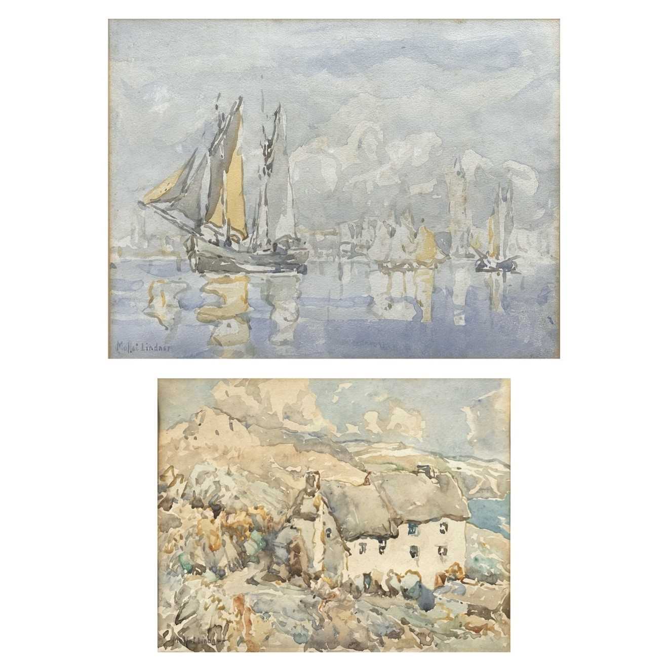 Lot 1433 - Peter Moffat LINDNER (1852-1949) Two